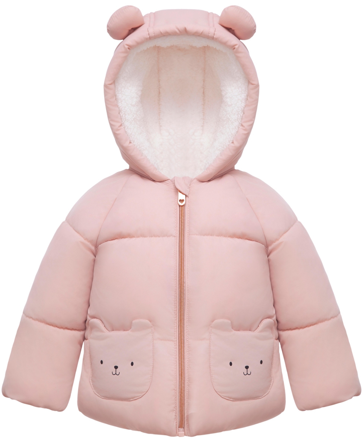 Click here for Rokka&Rolla Baby Girls (6-24M) Borg-Lined Bear Ear... prices