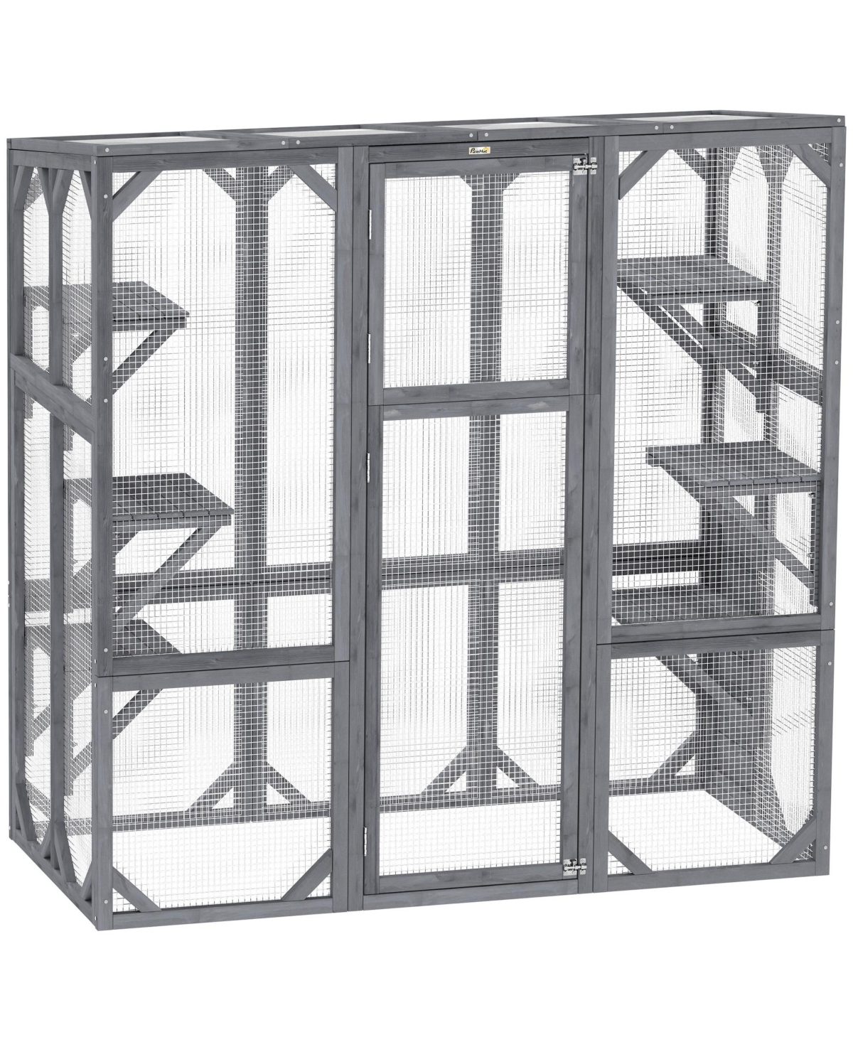 Click here for Ruie Large Outdoor Catio Cat House with 6 Jumping... prices