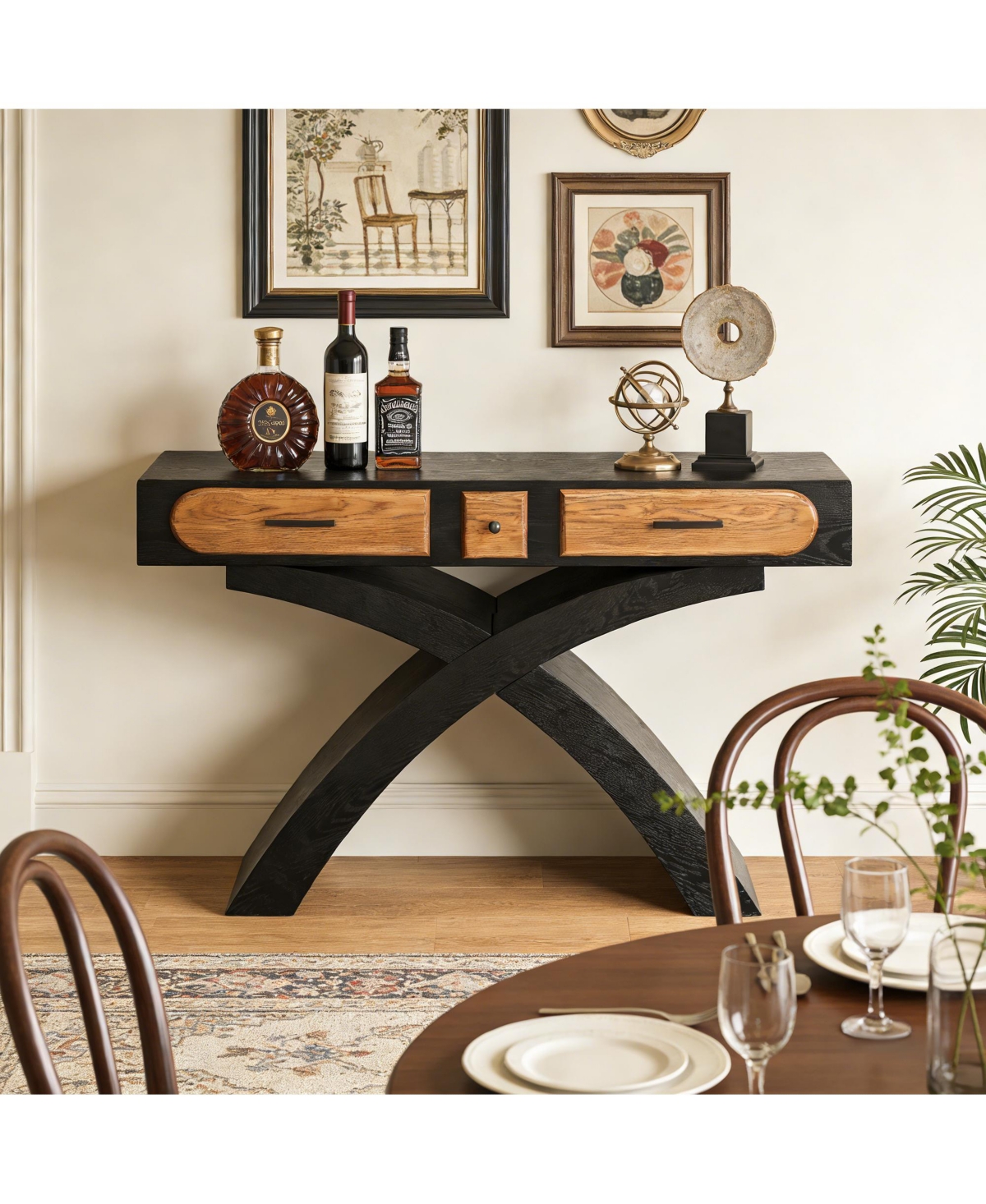 Click here for Clihome 47.2 Inch Modern Accent Table Console Tabl... prices