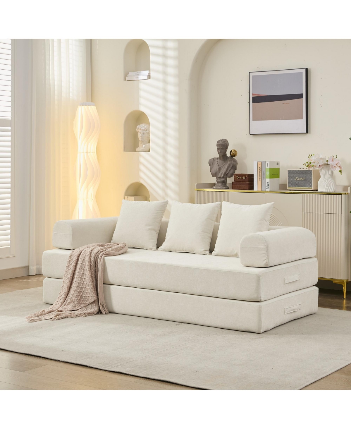 Click here for Clihome Convertible Folding Mattress Couch  Chenil... prices