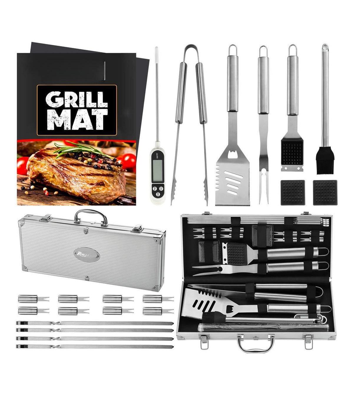 Click here for Xdovet Bbq Grill Accessories Set Stainless Steel T... prices