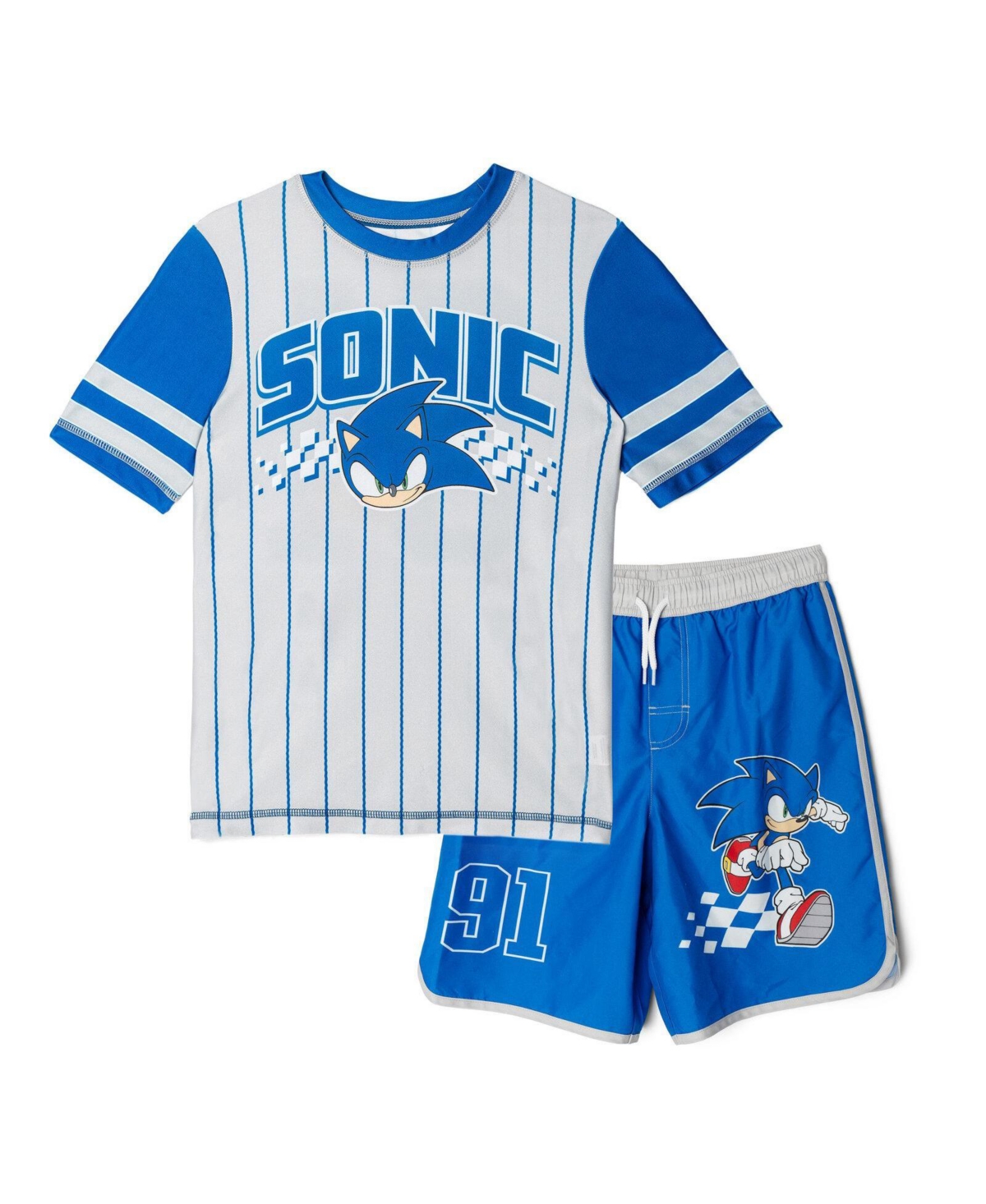 Click here for Sonic The Hedgehog Big Boys 2-Piece Swimwear Rash... prices