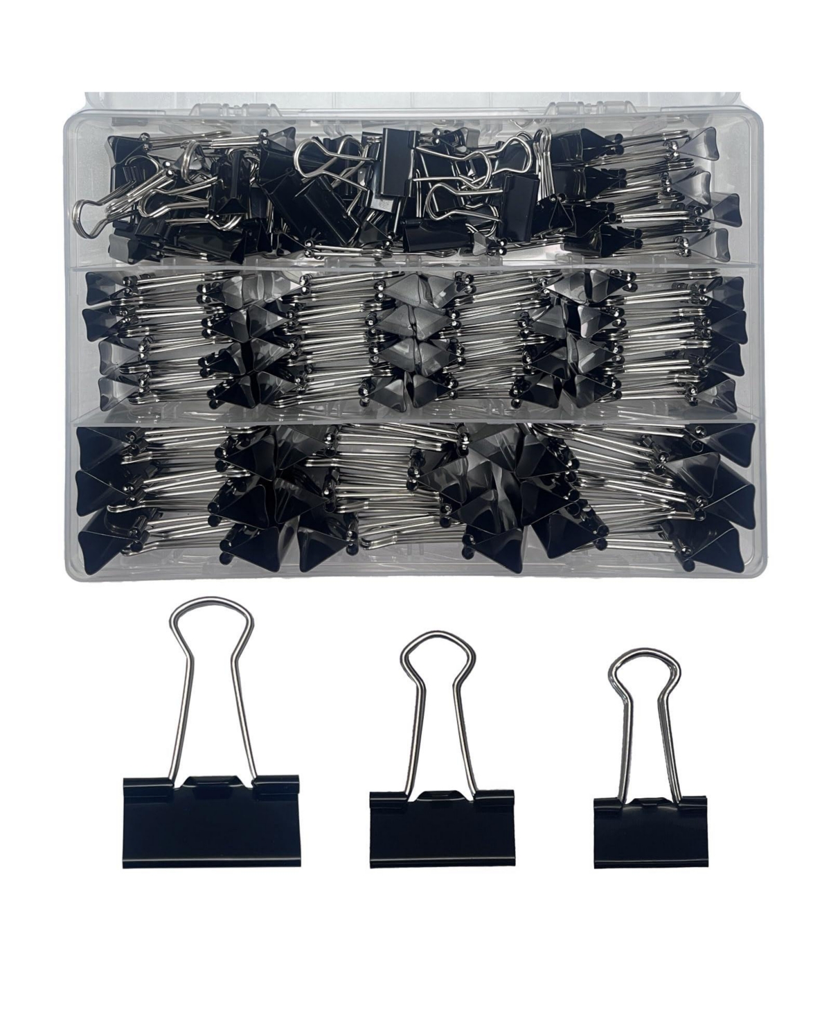 Click here for Danrong Binder Clips 3 Sizes 100 Pack Sturdy Multi... prices