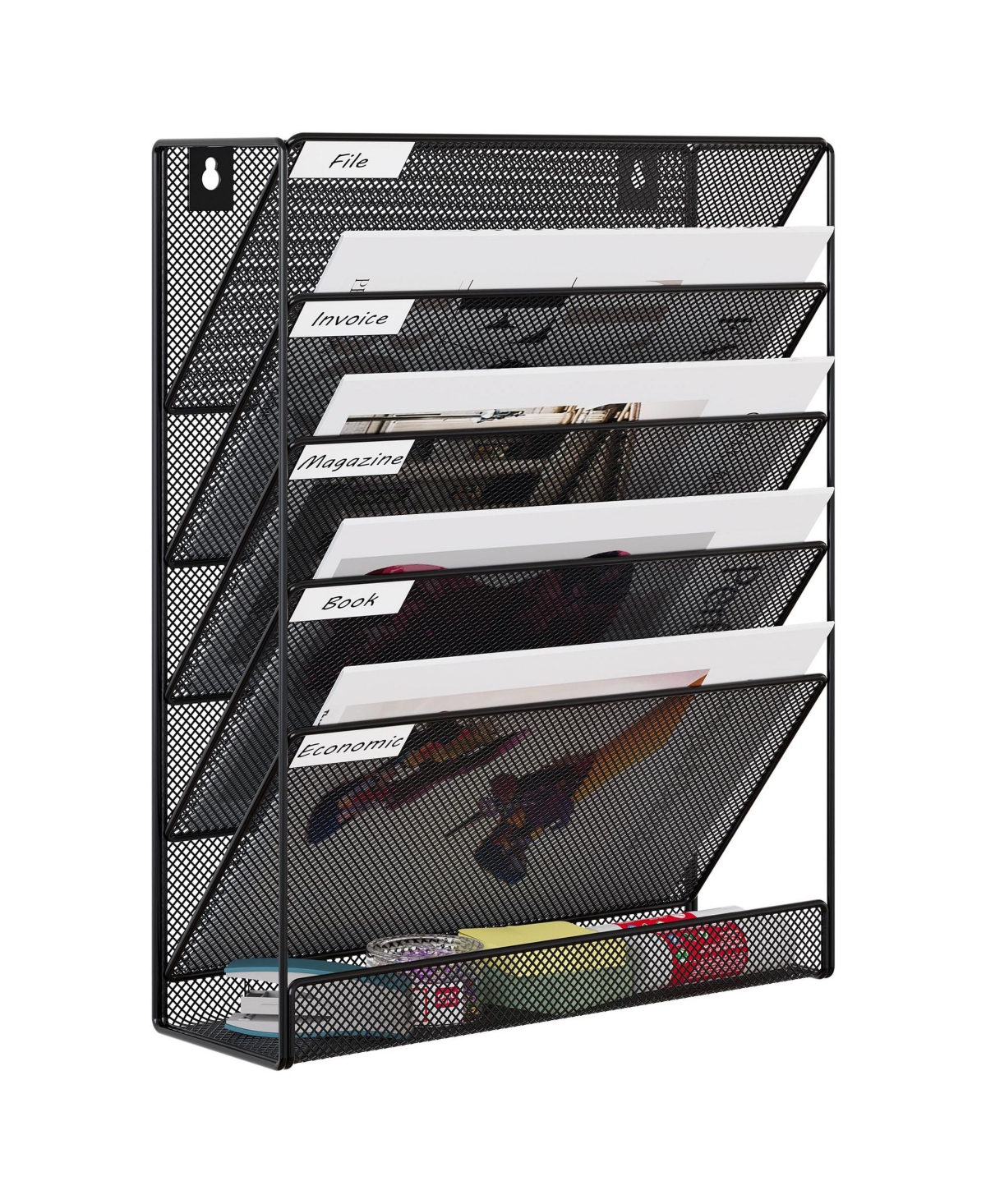 Click here for Danrong 5 Tier Mesh Wall File Holder Organizer wit... prices