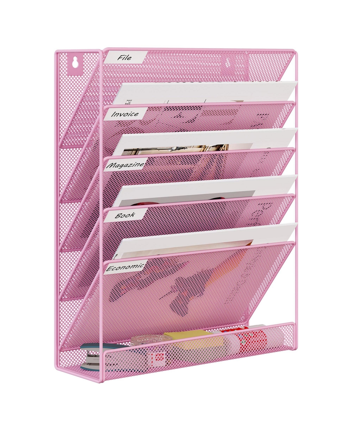 Click here for Danrong 5 Tier Mesh Wall File Holder Organizer wit... prices