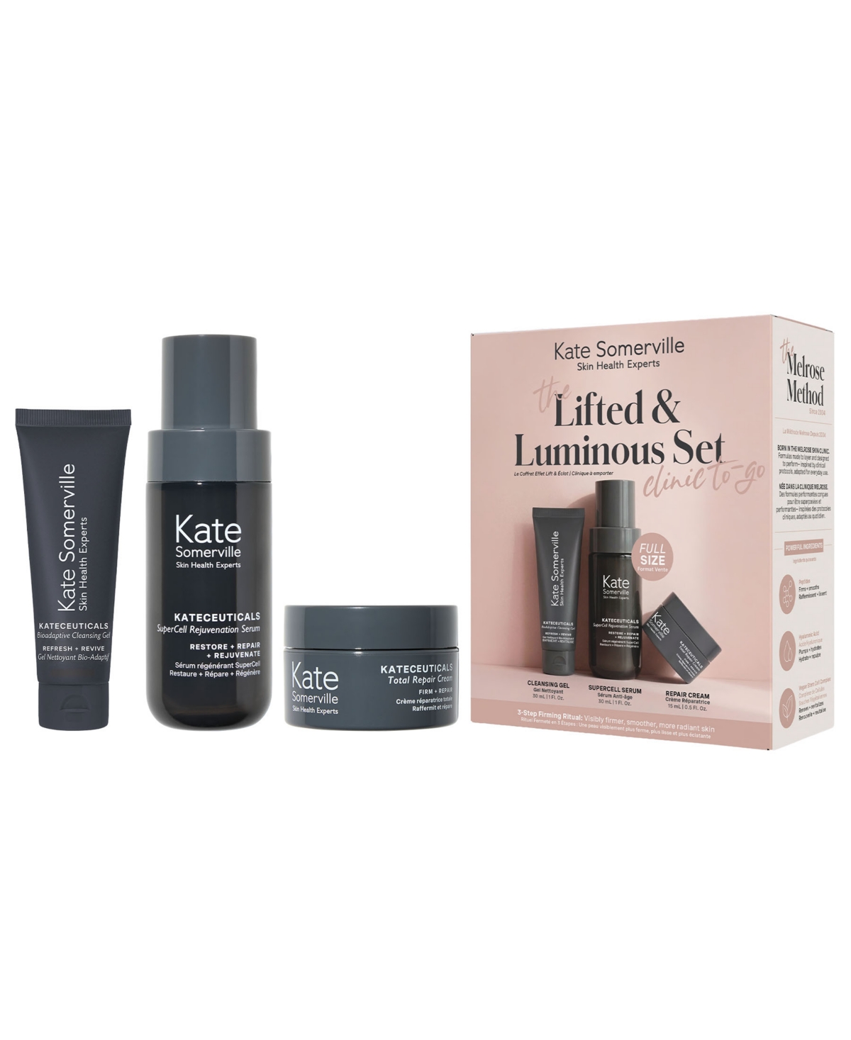 Click here for Kate Somerville 3-Piece The Satin Skincare Set prices