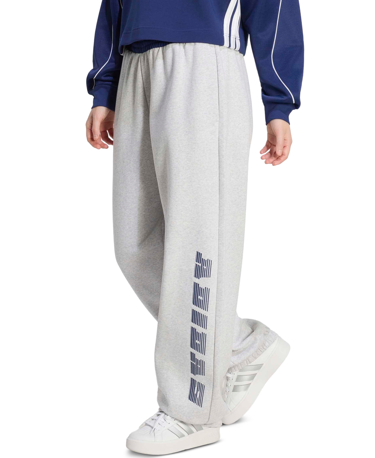 Click here for adidas Womens Racing Wide-Leg Graphic Sweatpants -... prices