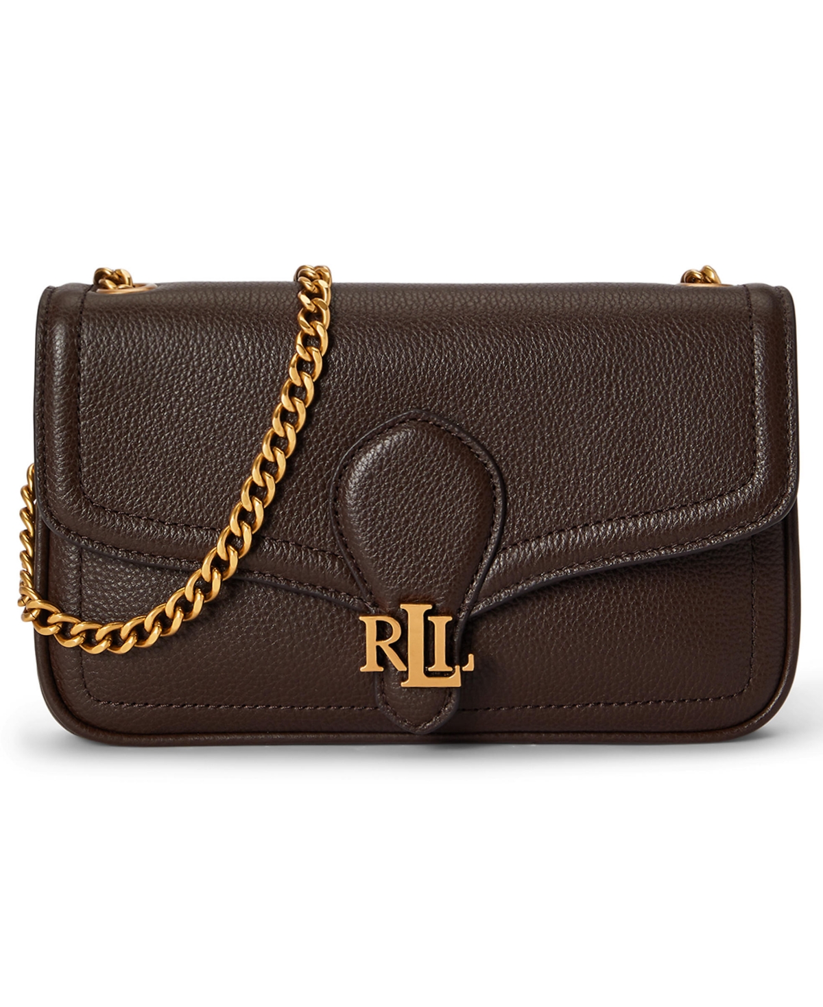 Click here for Lauren Ralph Lauren Bradley Small Pebbled Leather... prices