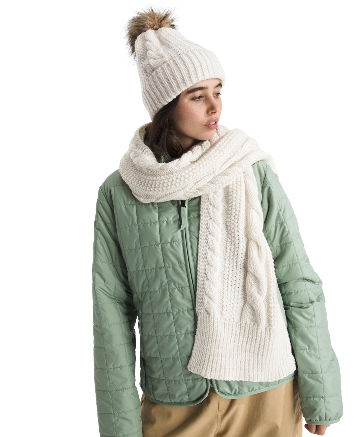 Click here for The North Face Womens Oh Mega Beanie & Scarf  2-Pi... prices