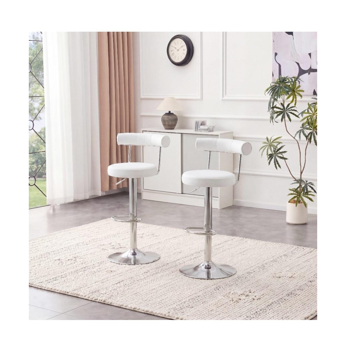 Click here for Maison Boucle Set of 2 Soft Velvet Upholstered Swi... prices