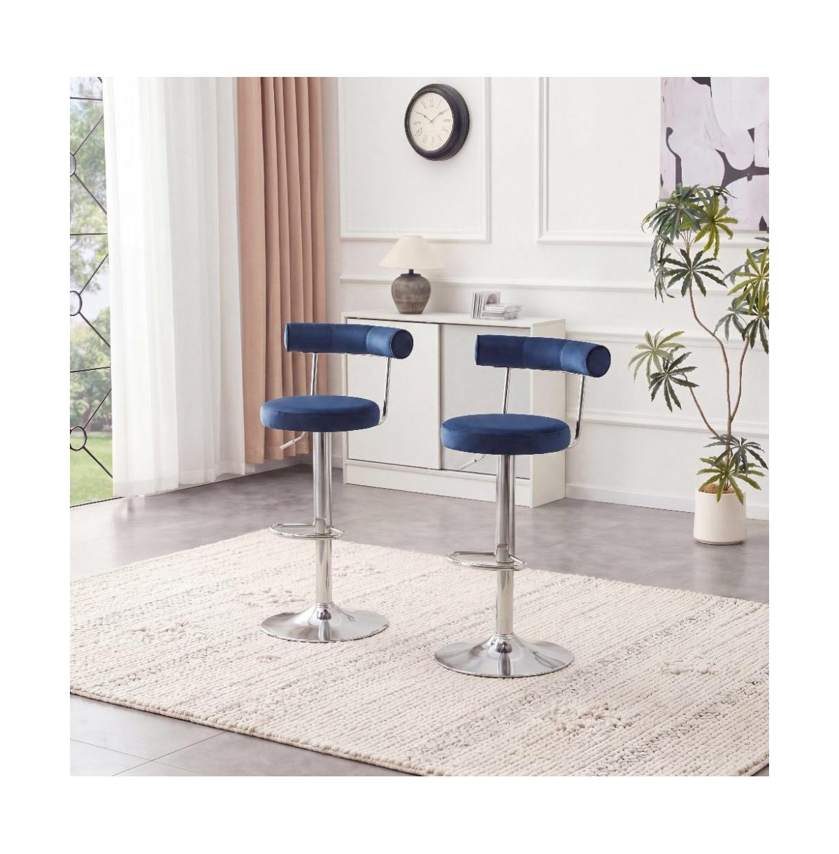 Click here for Maison Boucle Set of 2 Soft Velvet Upholstered Swi... prices