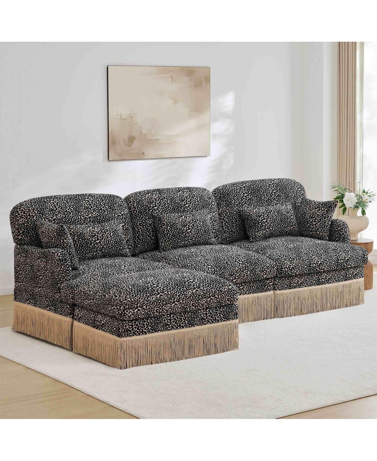 Click here for Maison Boucle L-Shaped 3-Seater Modular Sectional... prices