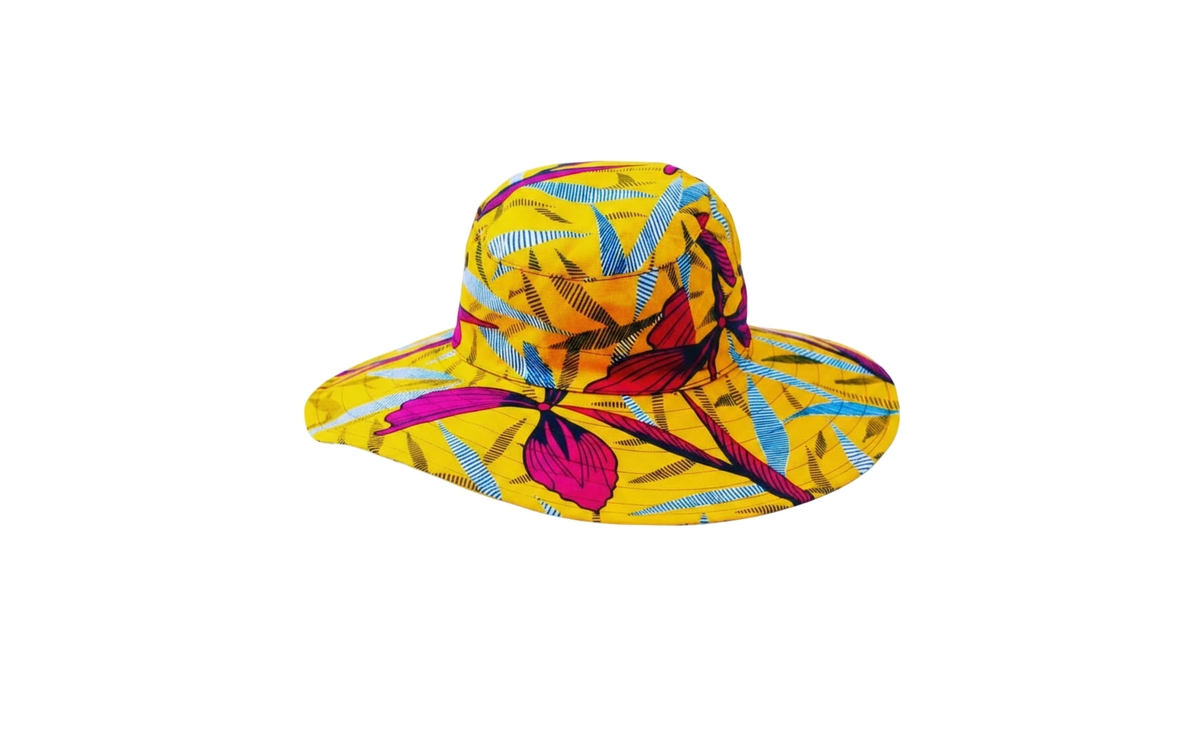 Click here for Kendi Amani Sunsetta Wide-Brim Sun Hats - Mahaba prices