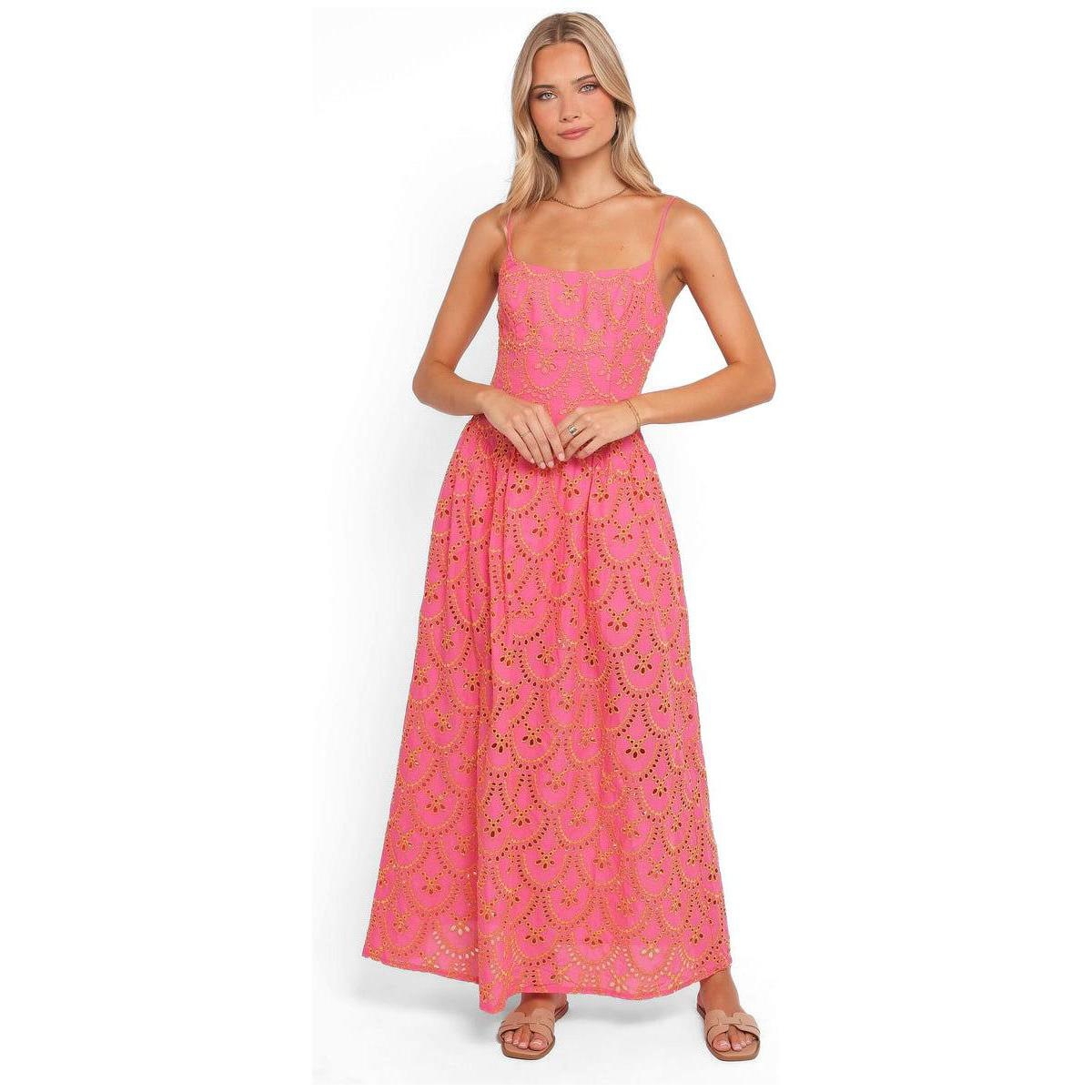 Click here for Petal and Pup Womens Sonny Maxi Floral-Embroidery... prices