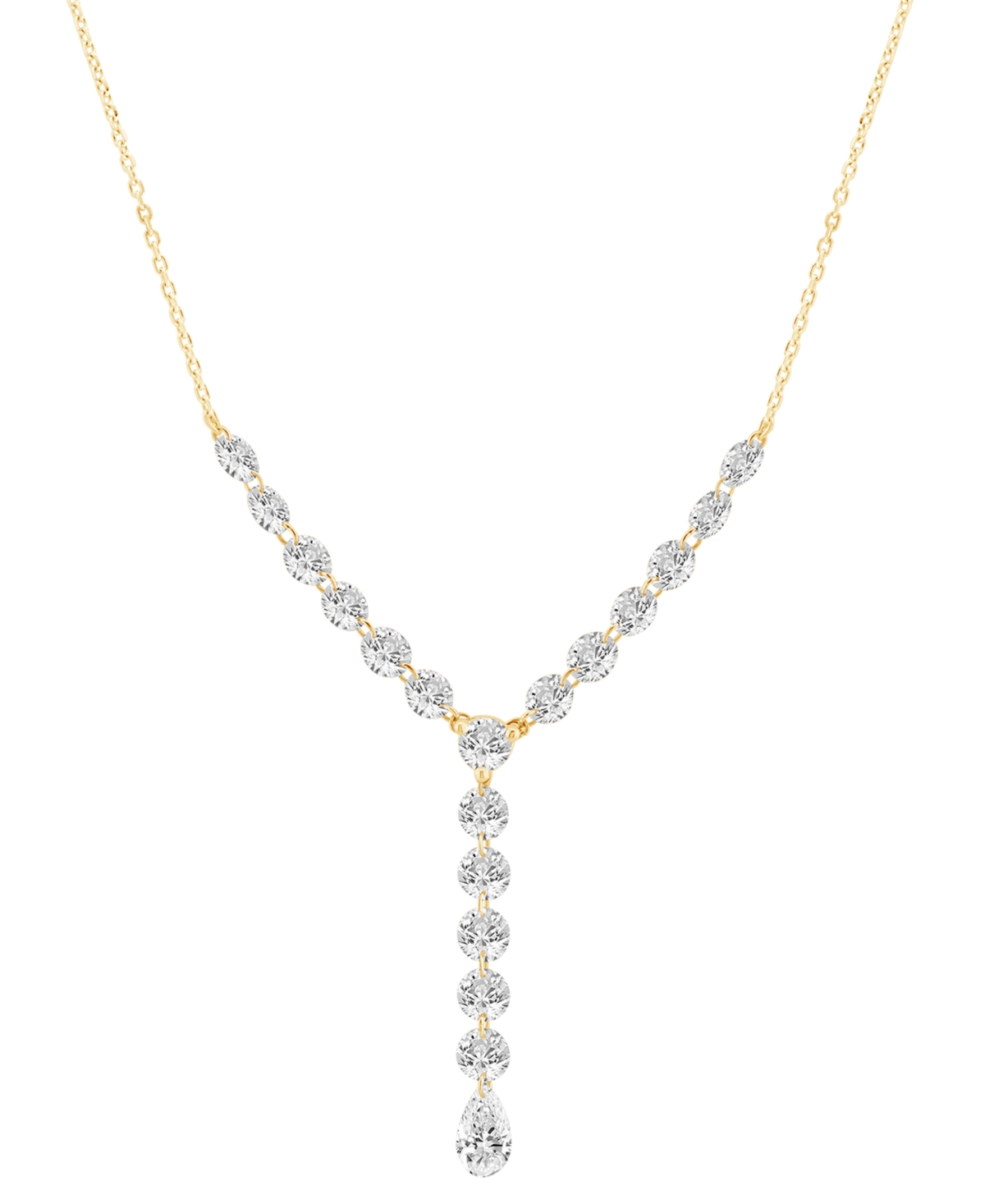 Click here for Macys Lab-Grown Diamond Necklace (2 ct. t.w.) in 1... prices