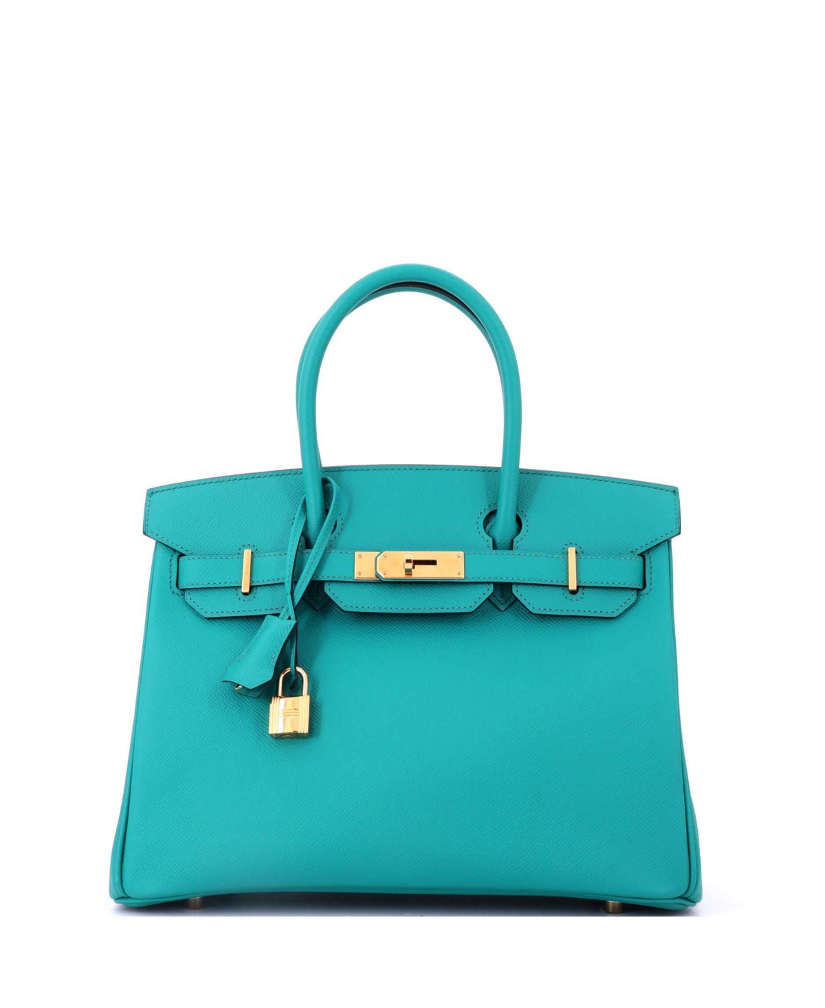 Click here for Pre-Owned HERMES Birkin 30 Handbag Blue Epsom with... prices
