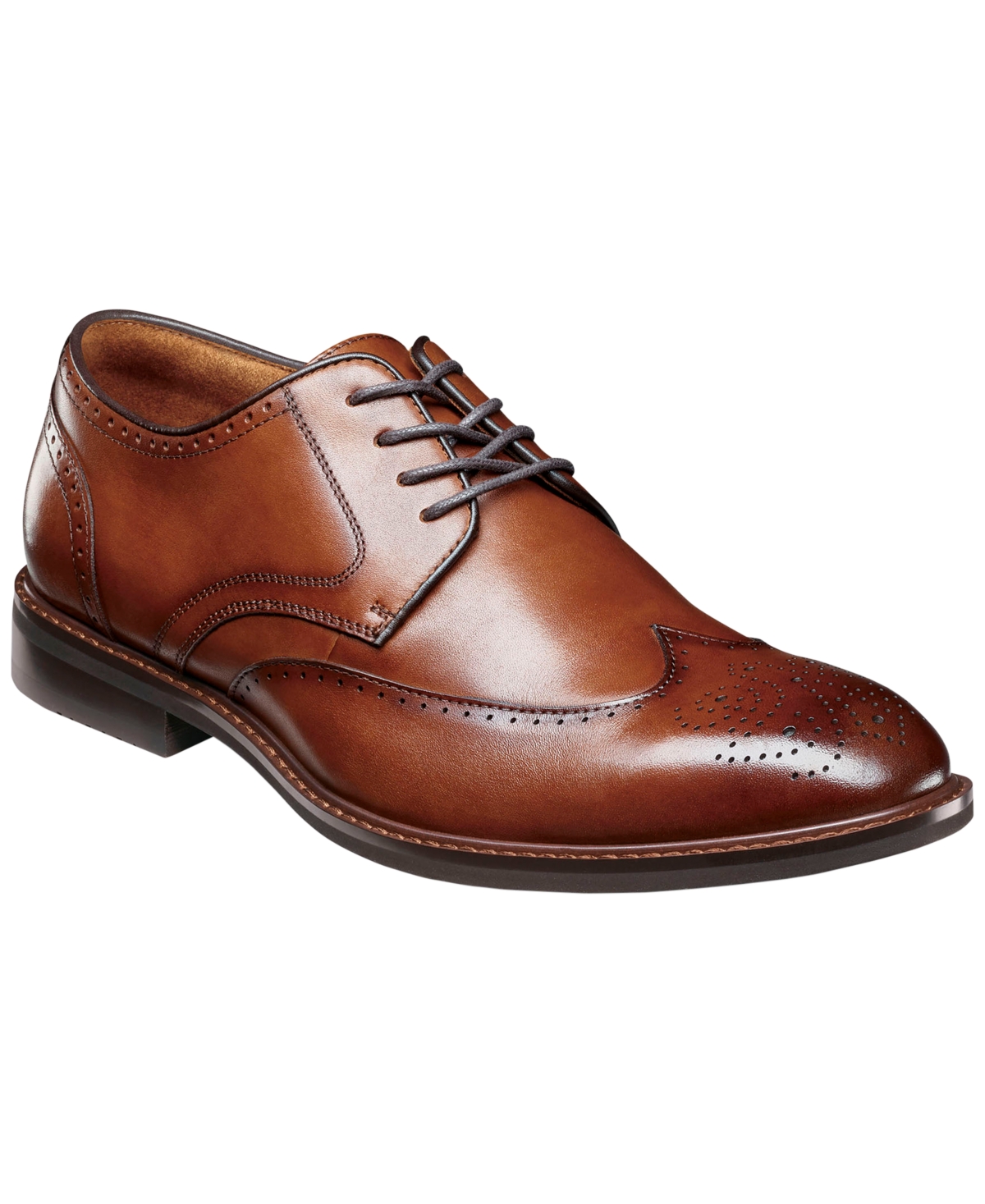 Click here for Stacy Adams Mens Bennett Wingtip Oxfords - Brandy prices