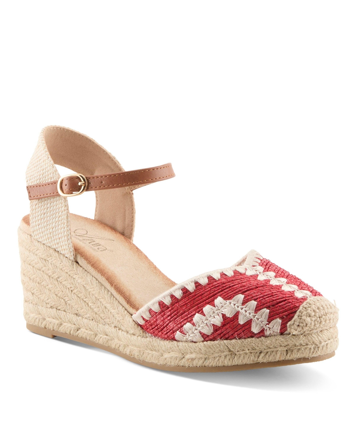 Click here for Azura Womens Adrina Espadrille Wedge with Rope Sol... prices