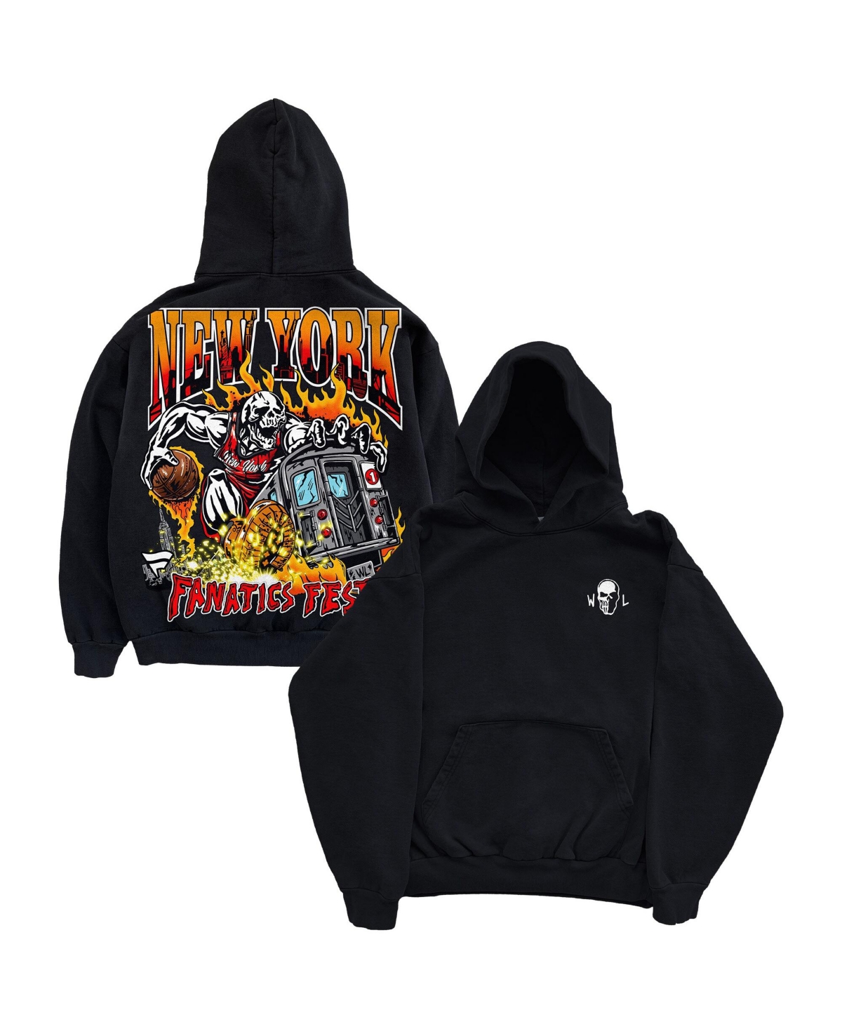 Click here for Warren Lotas Mens Black Fest Subway Rider Hoodie -... prices