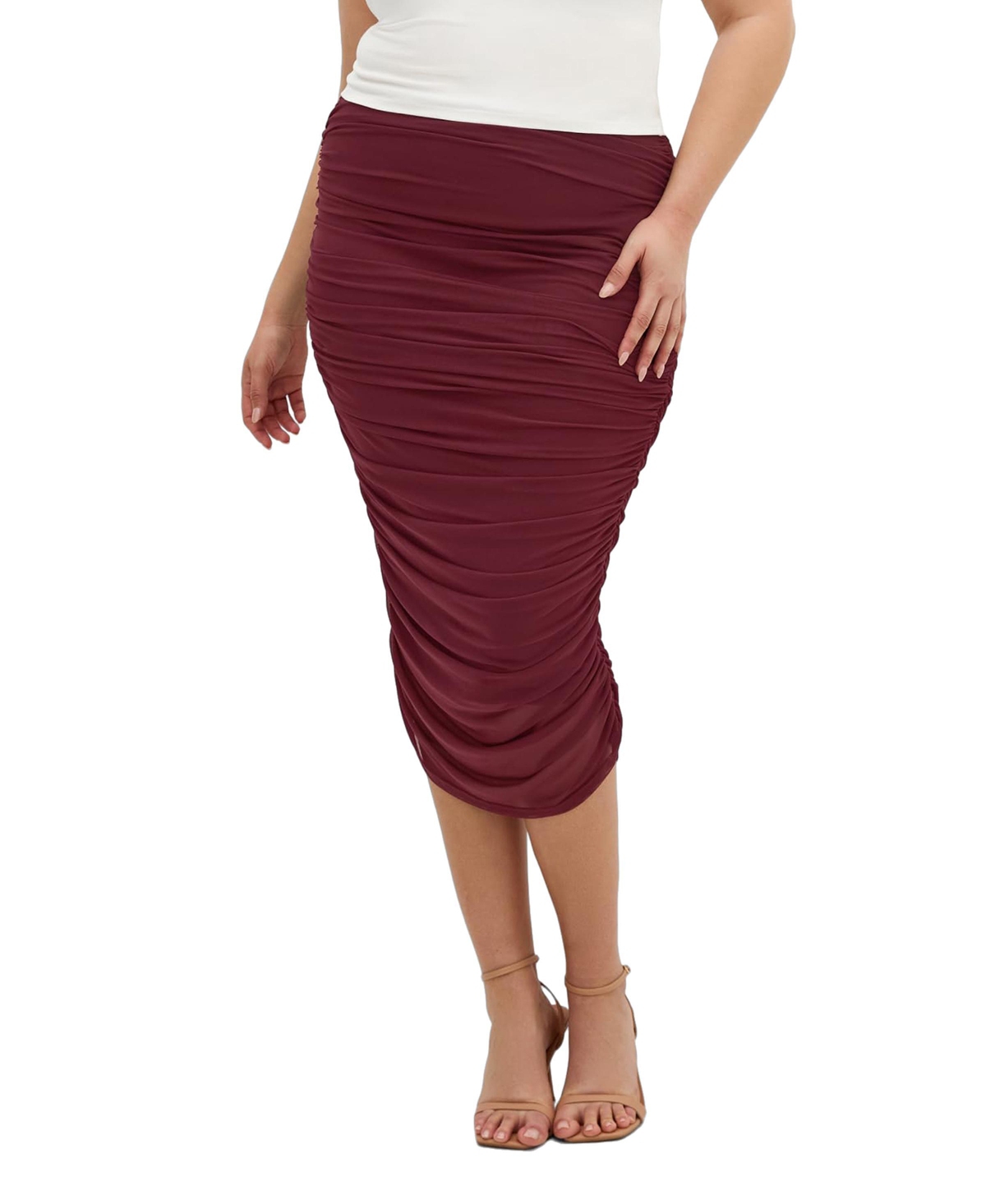 Click here for City Chic Plus Size Anastasia High-Waisted Ruched... prices