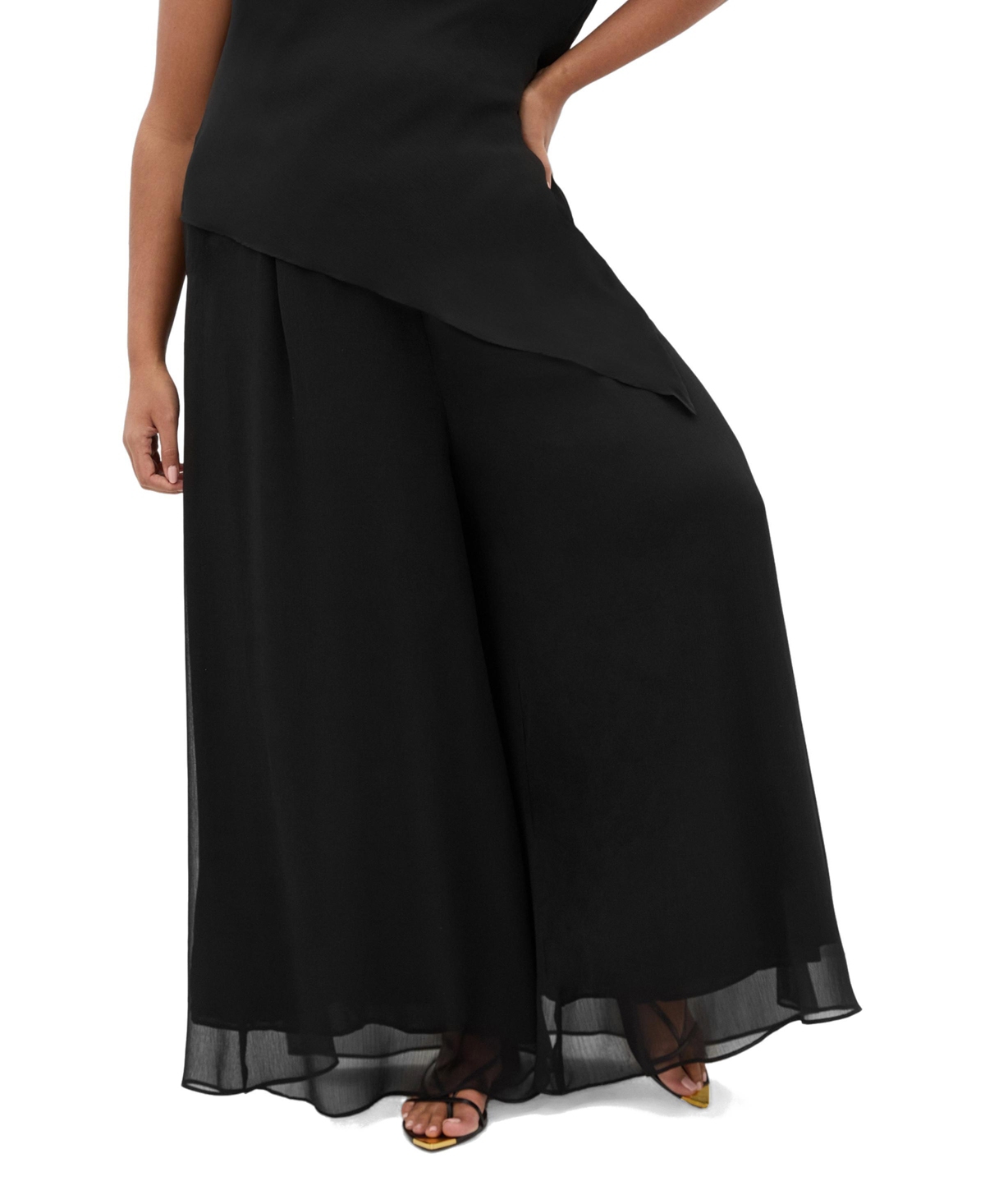 Click here for City Chic Womens Plus Size Skyla Wide Leg Pant - B... prices