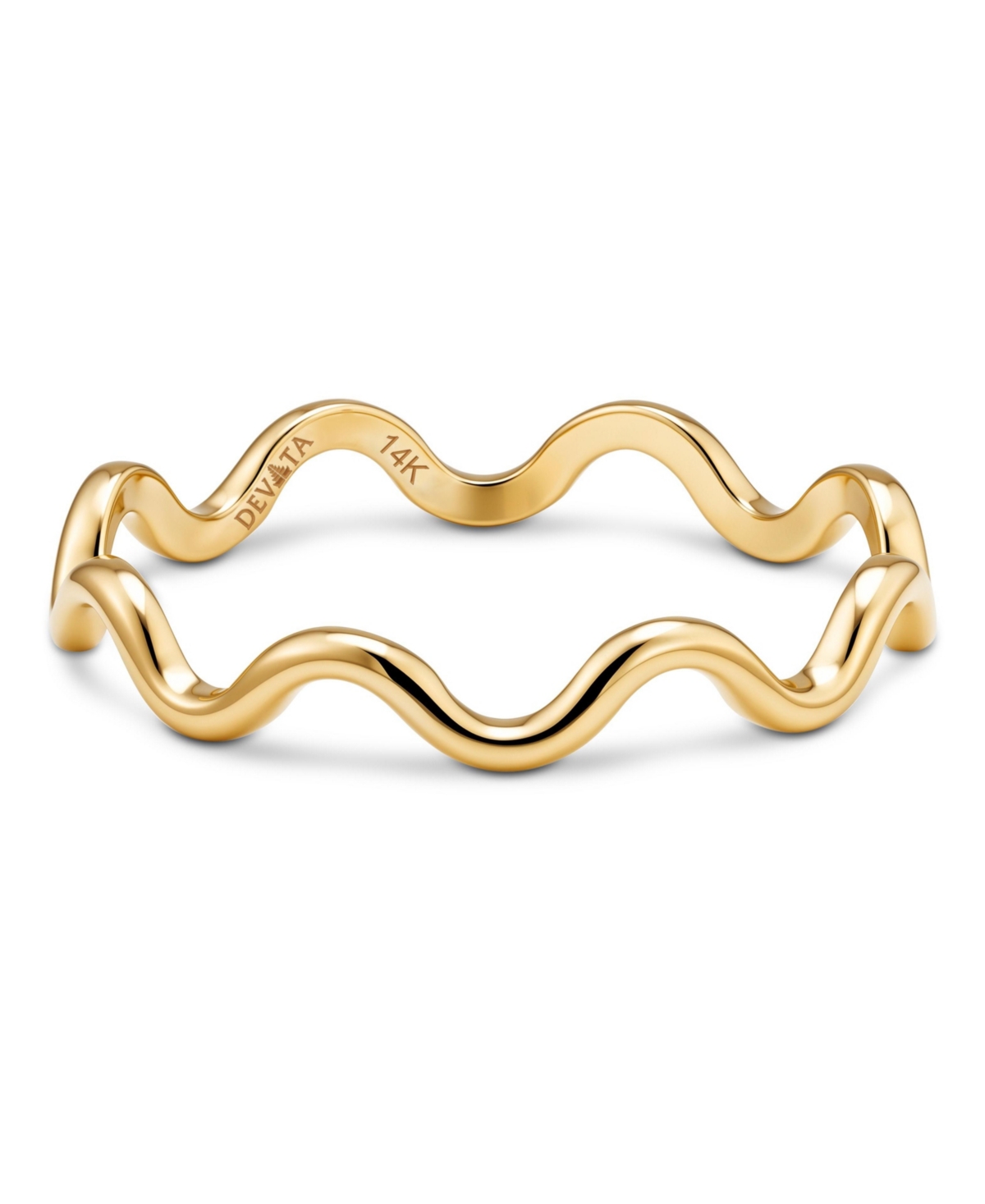 Click here for Devata Wavy Ring in 14K Gold - Gold prices