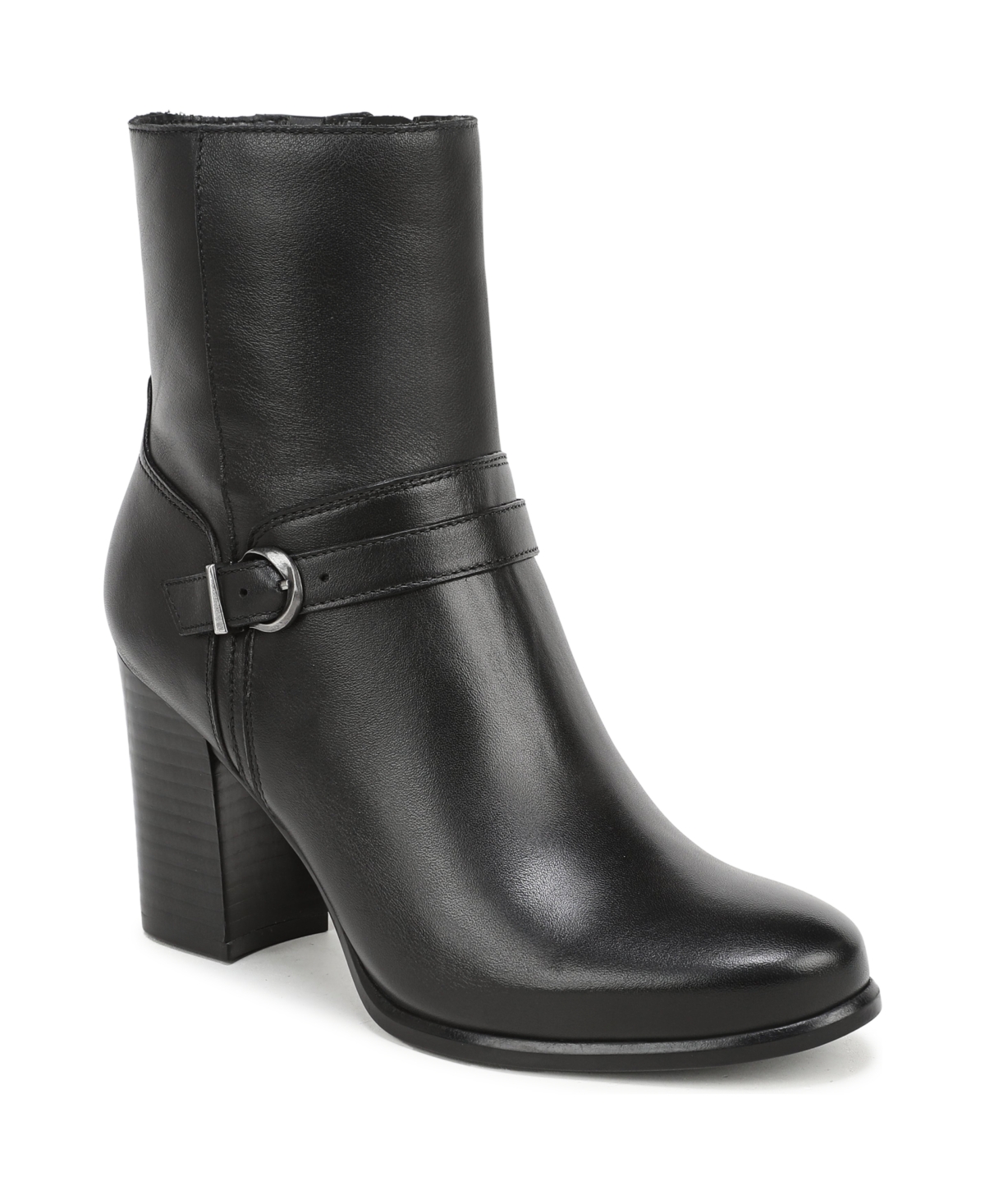 Click here for Naturalizer Womens Leighton Zip Short Booties - Bl... prices