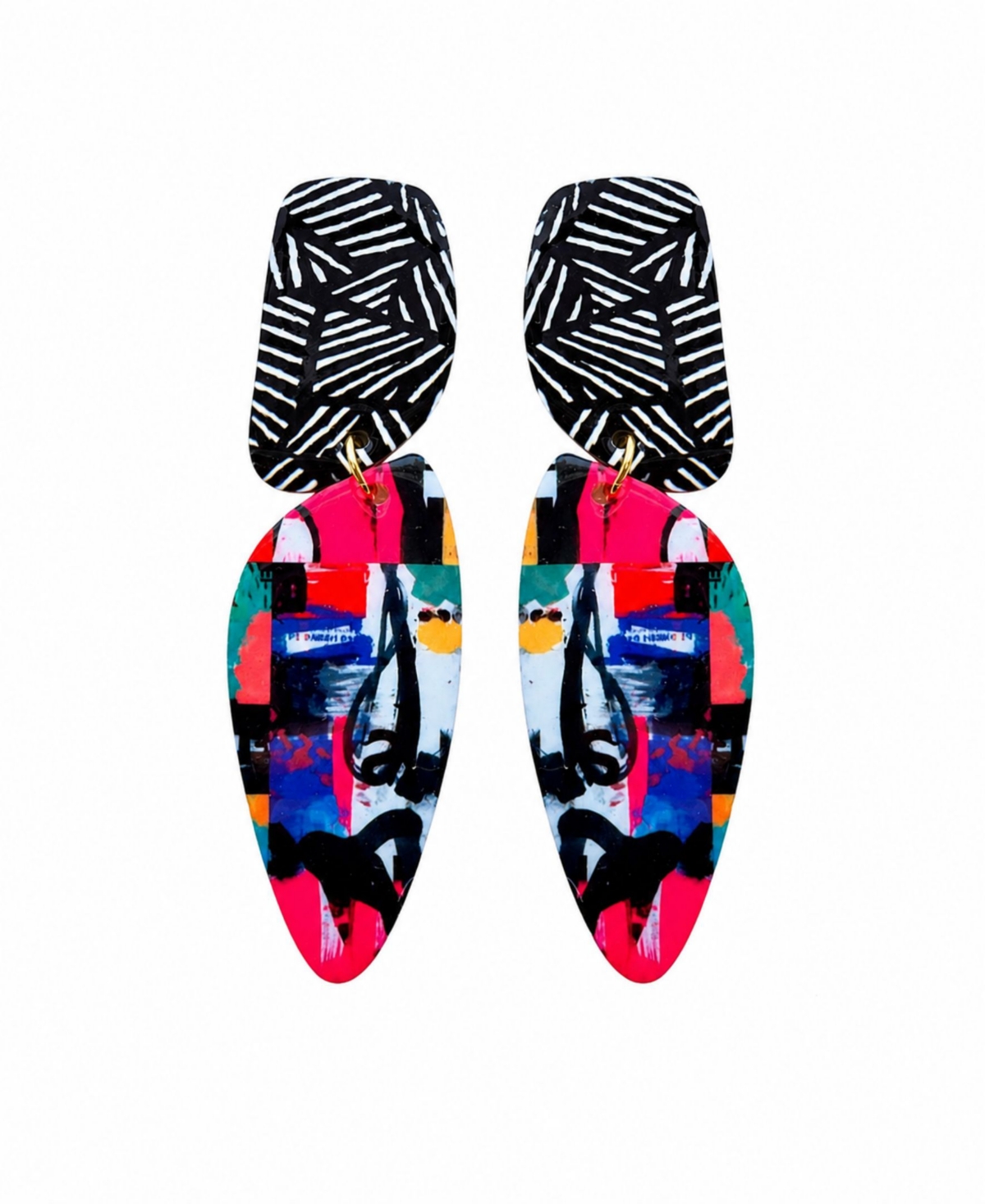 Click here for Swanky Designs Sutton Dangle Statement Earrings -... prices
