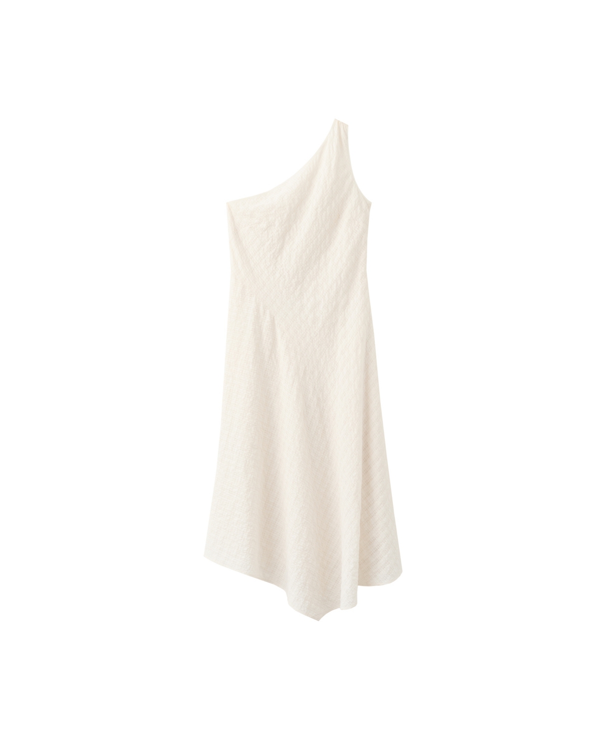 Click here for Mango Womens One-Shoulder Asymmetrical Midi Dress... prices