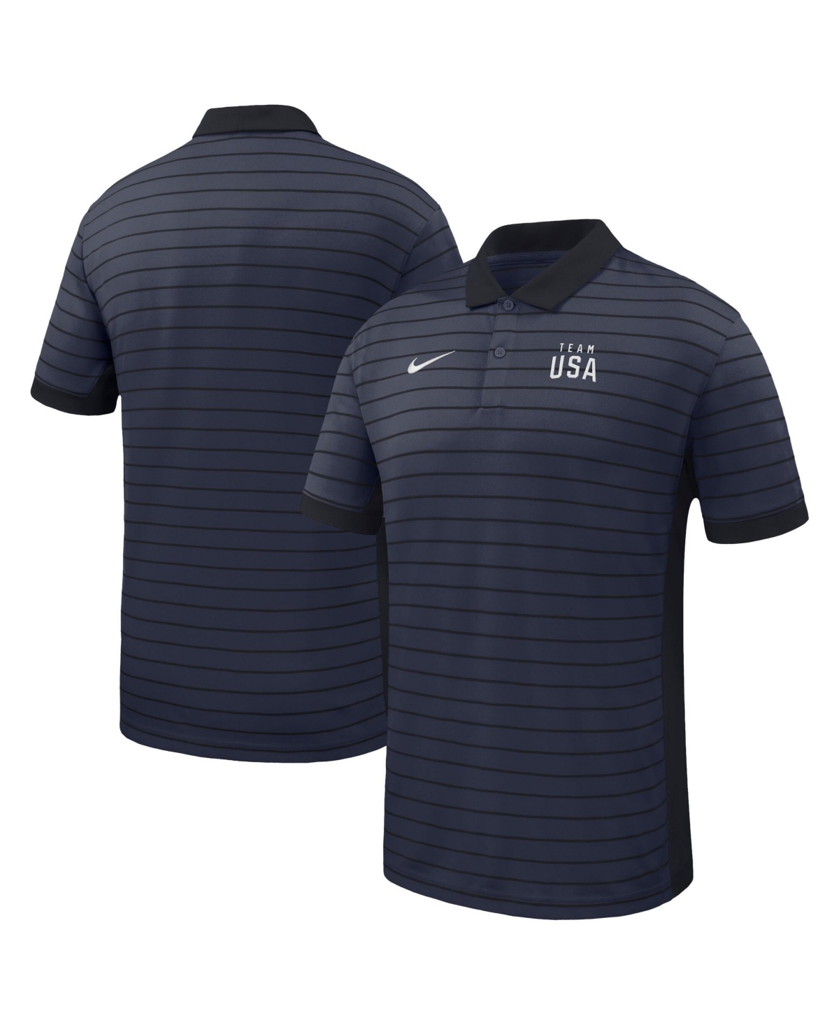 Click here for Nike Mens Navy Team Usa Victory Stripe Dri-fit Pol... prices