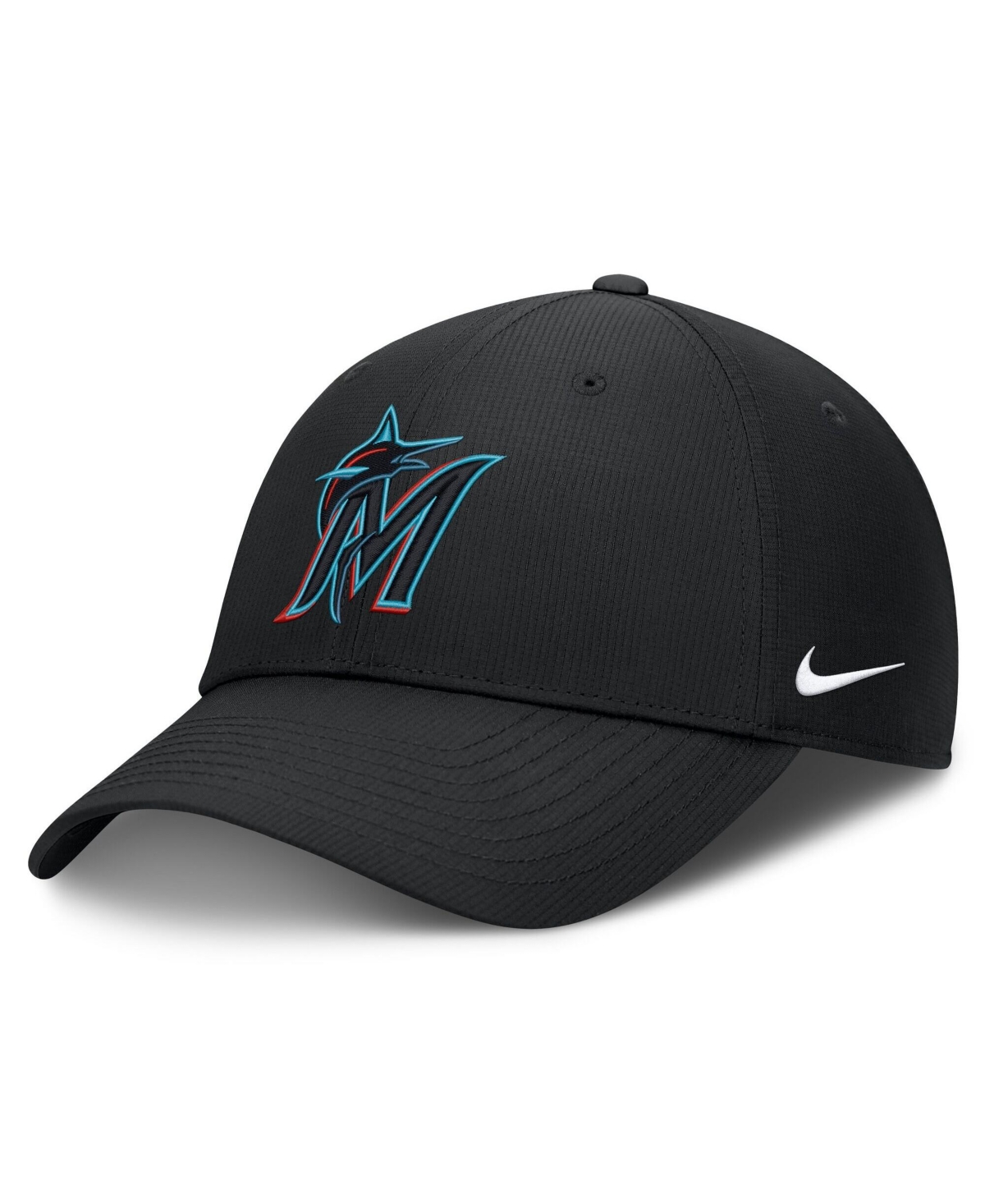 Click here for Nike Mens Black Miami Marlins Dri-fit Club Adjusta... prices