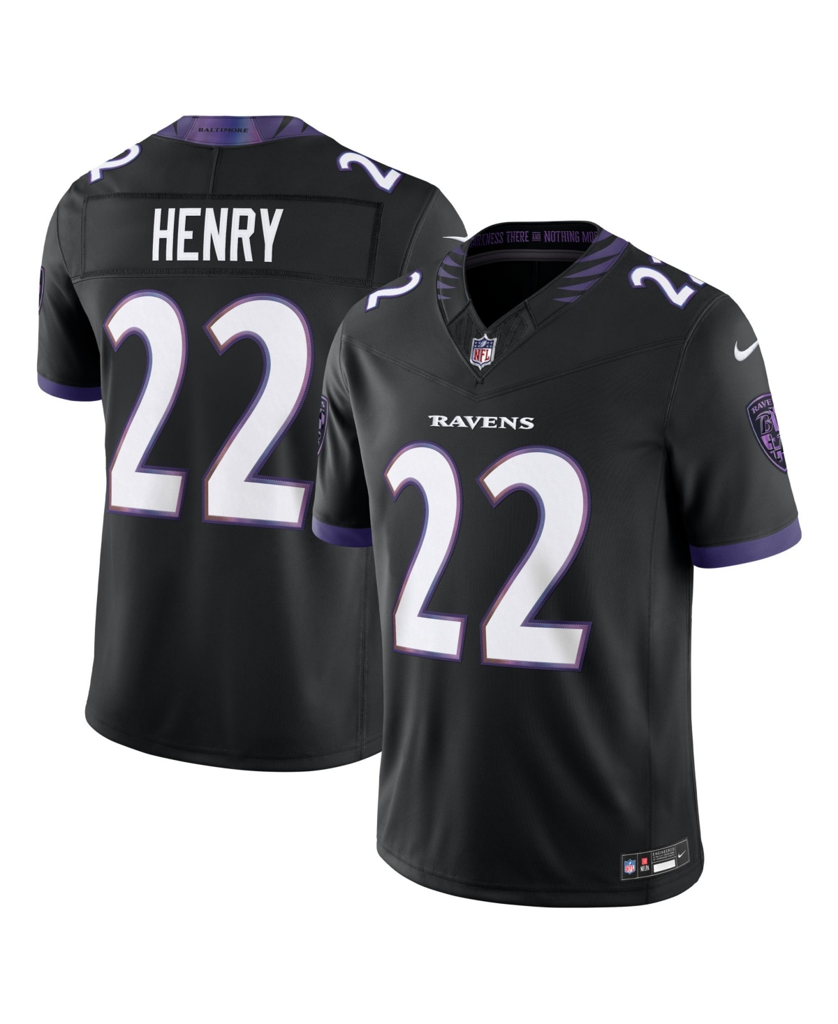 Click here for Nike Mens Derrick Henry Black Baltimore Ravens Alt... prices