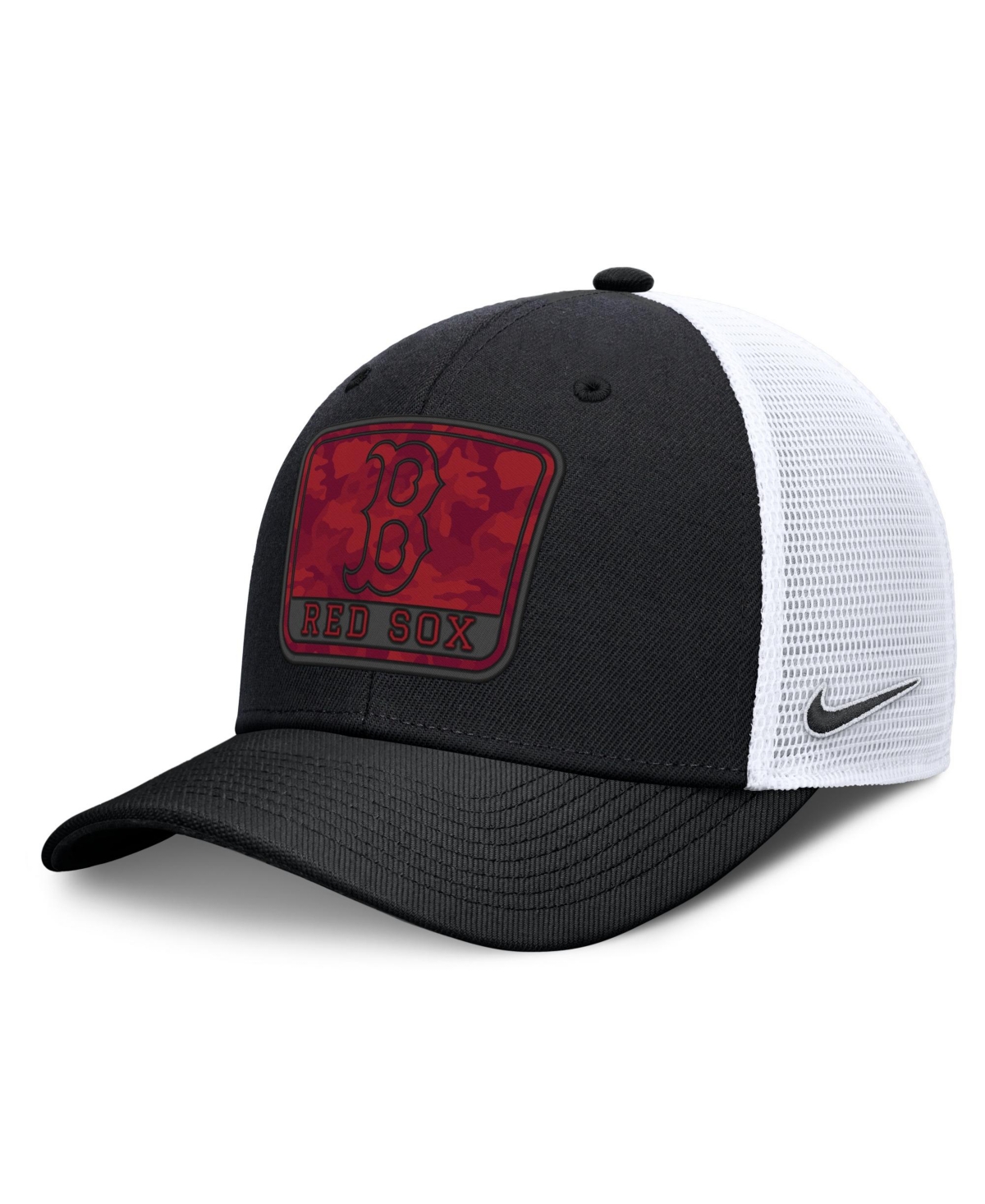 Click here for Nike Mens Black/White Boston Red Sox Camo Rise Tru... prices