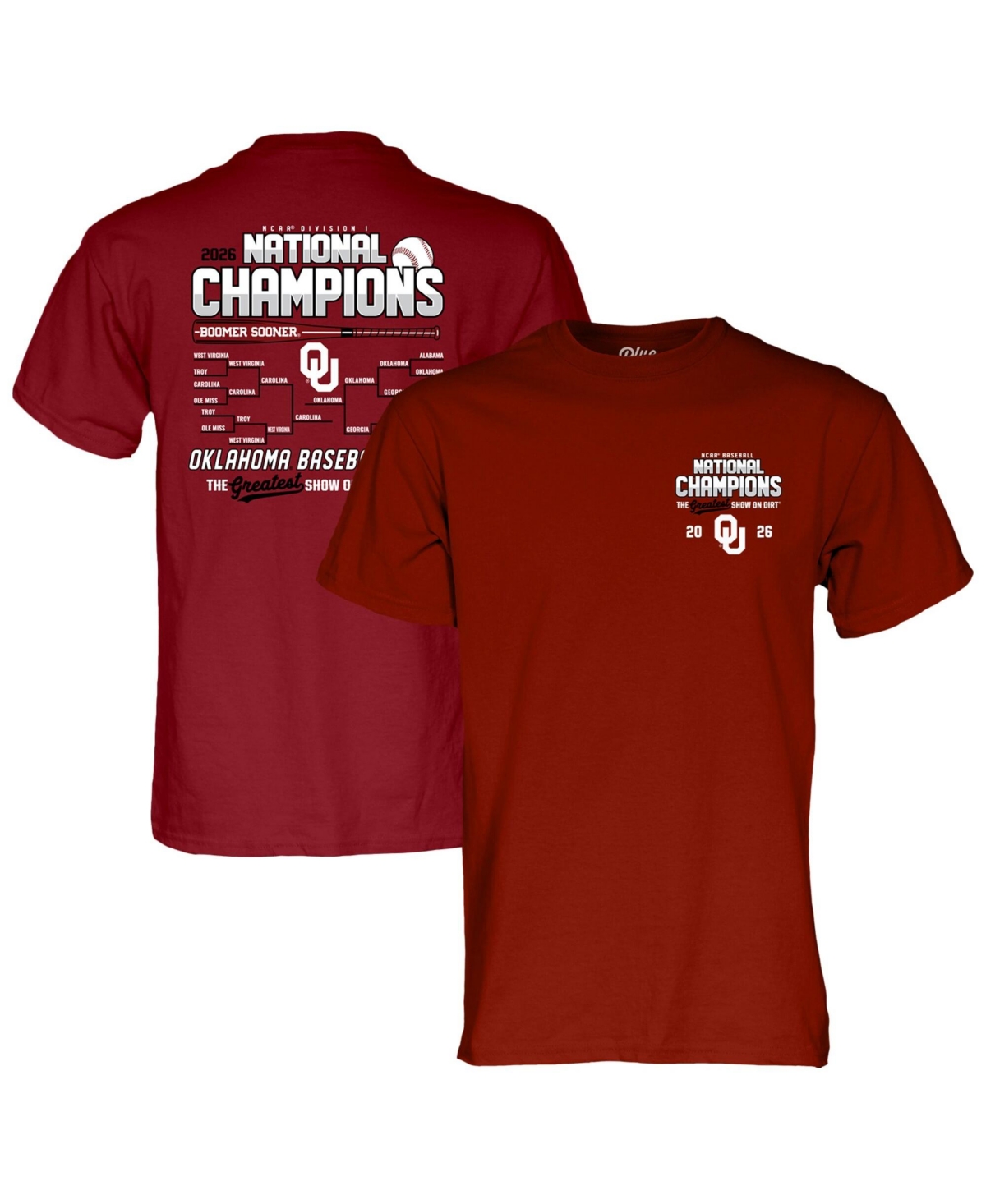 Click here for Blue 84 Mens and Womens Crimson Oklahoma Sooners 2... prices