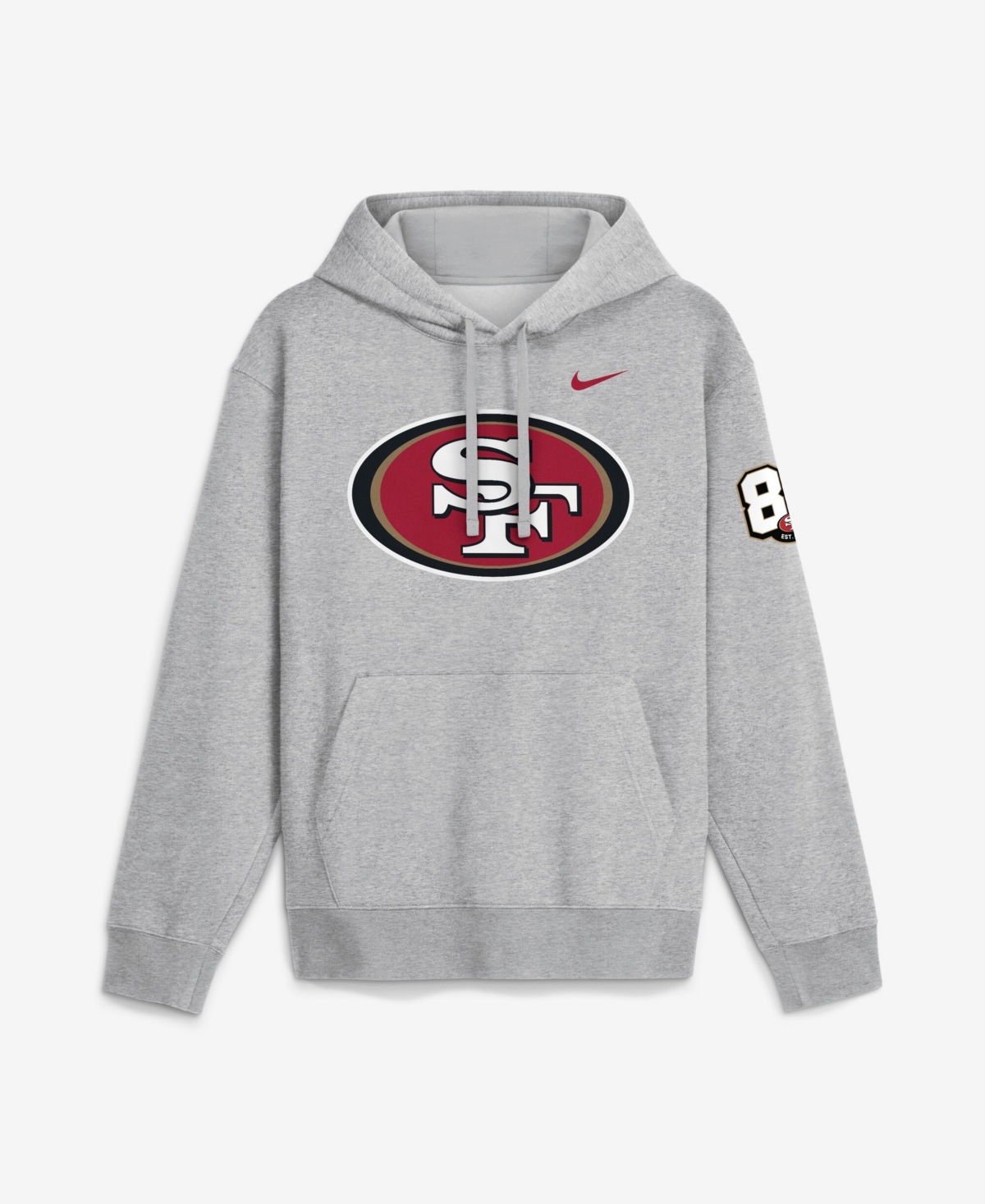 Click here for Nike Mens Heather Gray San Francisco 49ers 80th An... prices