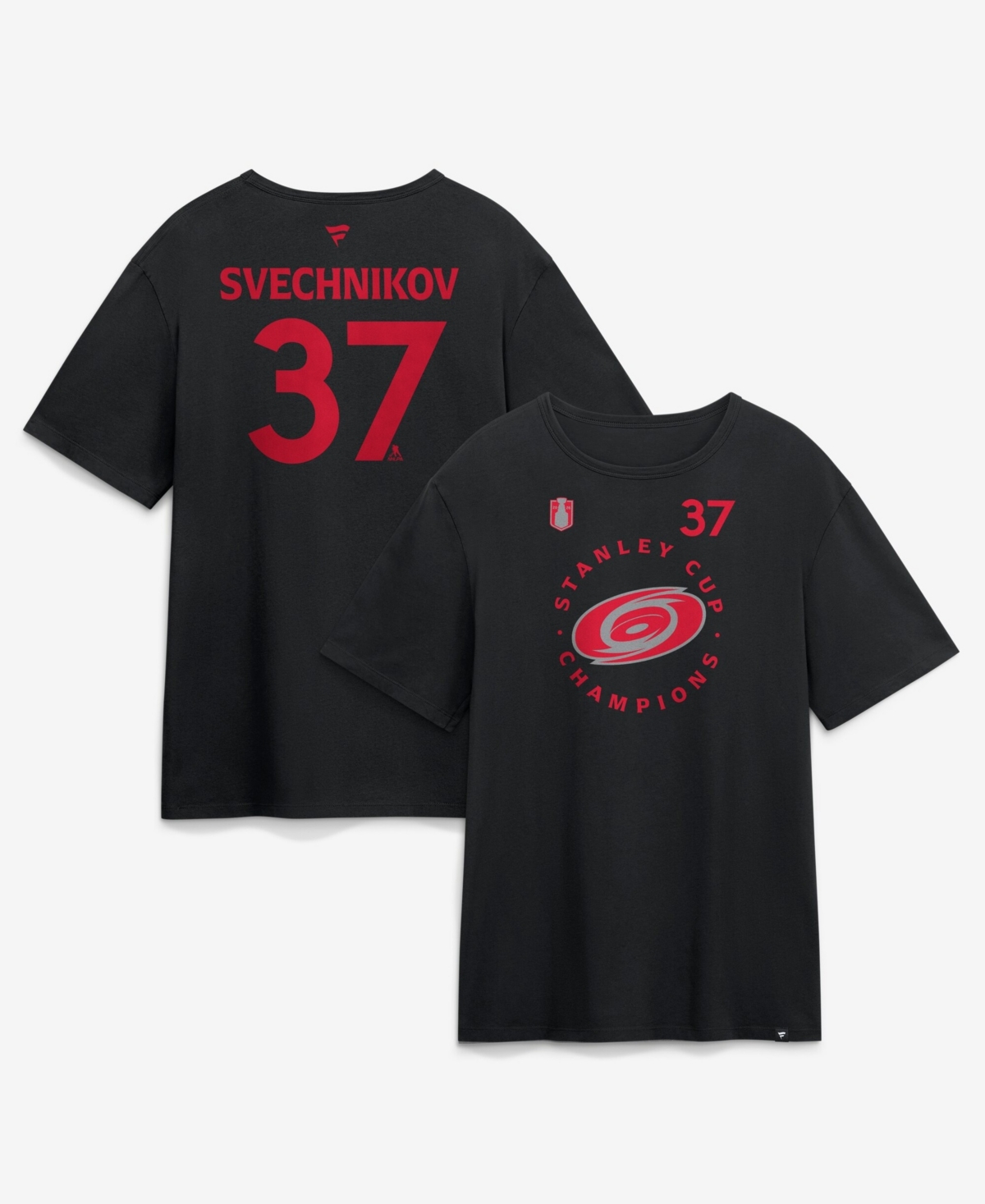 Click here for Fanatics Mens Andrei Svechnikov Black Carolina Hur... prices