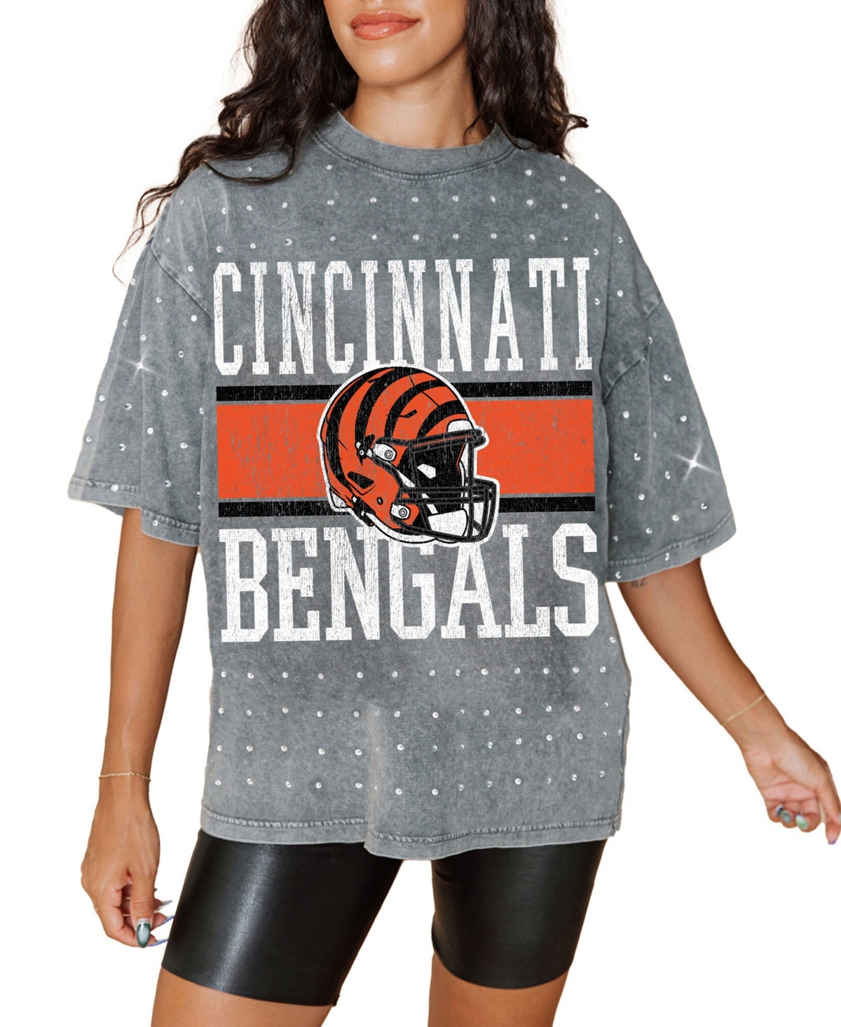 Click here for Gameday Couture Womens Gray Cincinnati Bengals Ove... prices