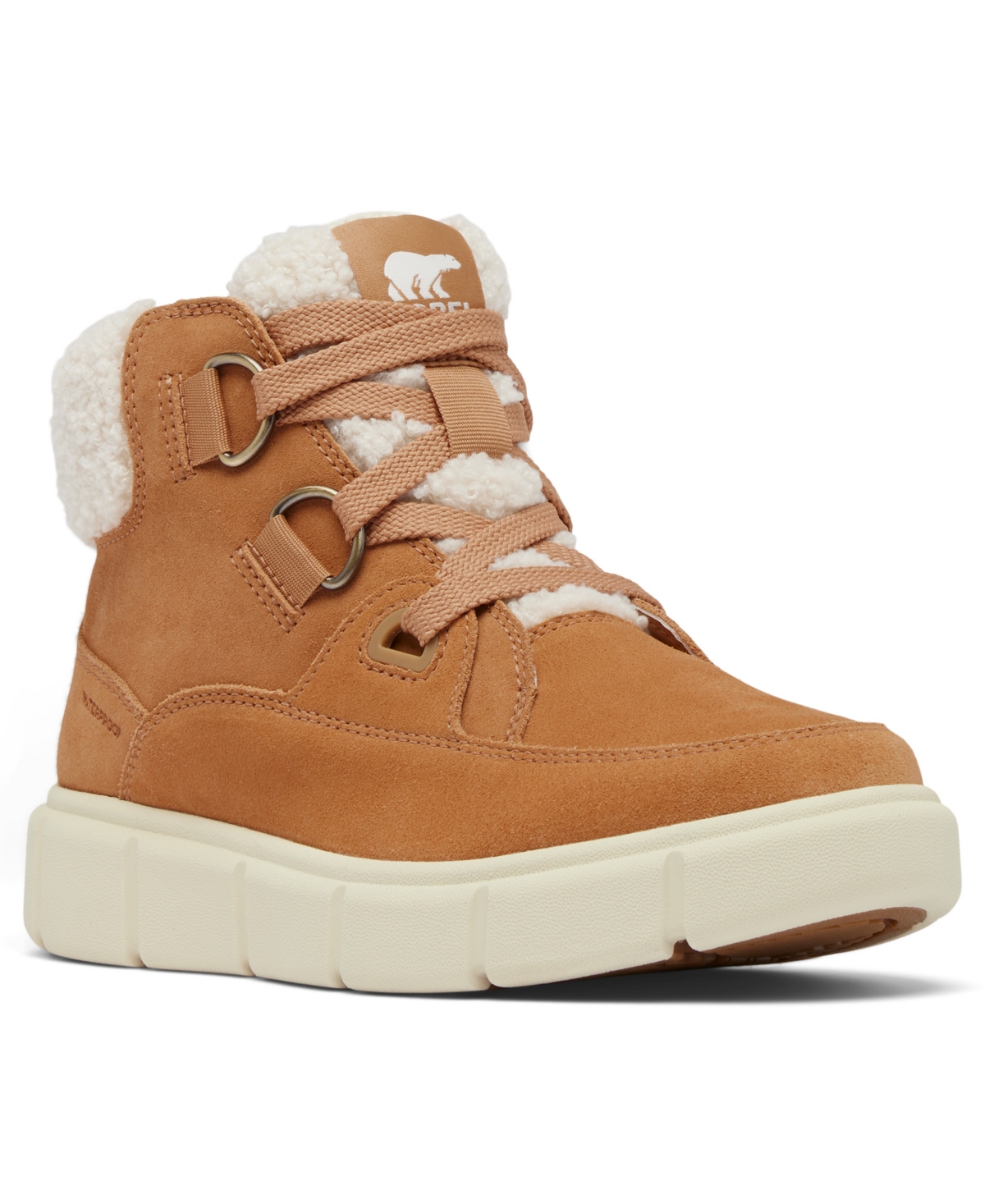 Click here for Sorel Womens Explorer Iii Lace-Up Booties - Tawny... prices
