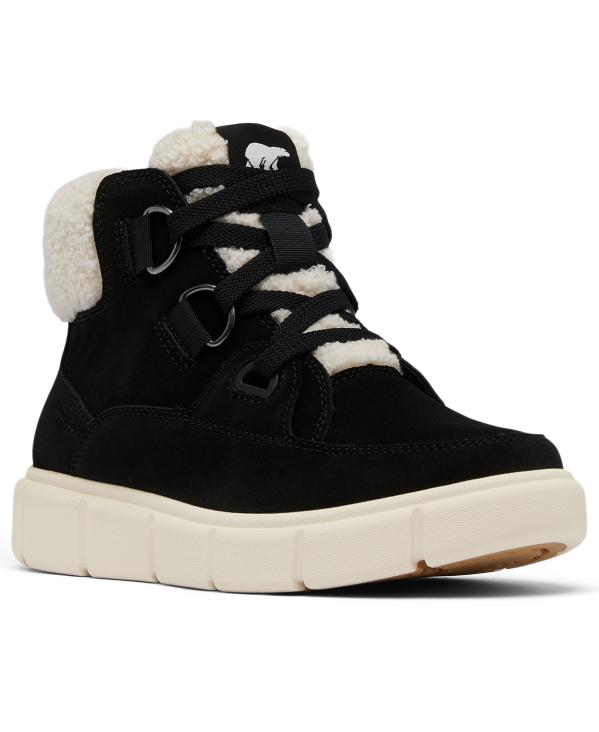 Click here for Sorel Womens Explorer Iii Lace-Up Booties - Black... prices