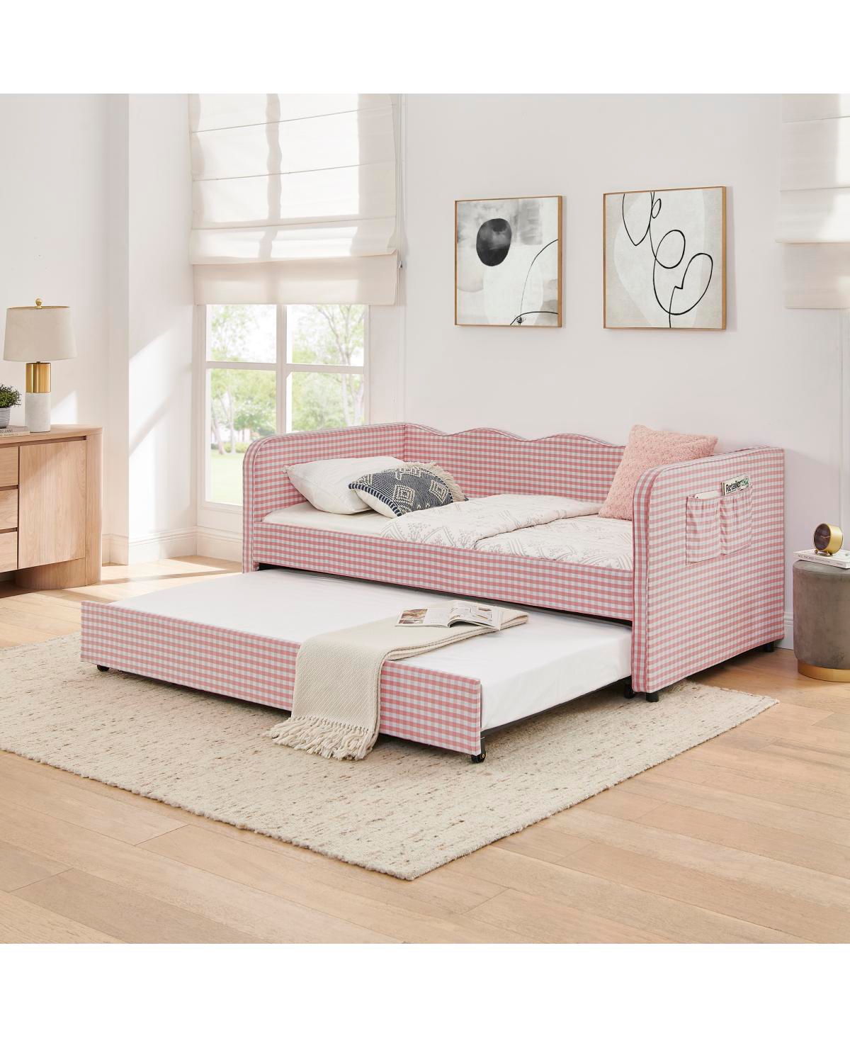 Click here for Streamdale Furniture Gingham Upholstered 3-in-1 Tw... prices