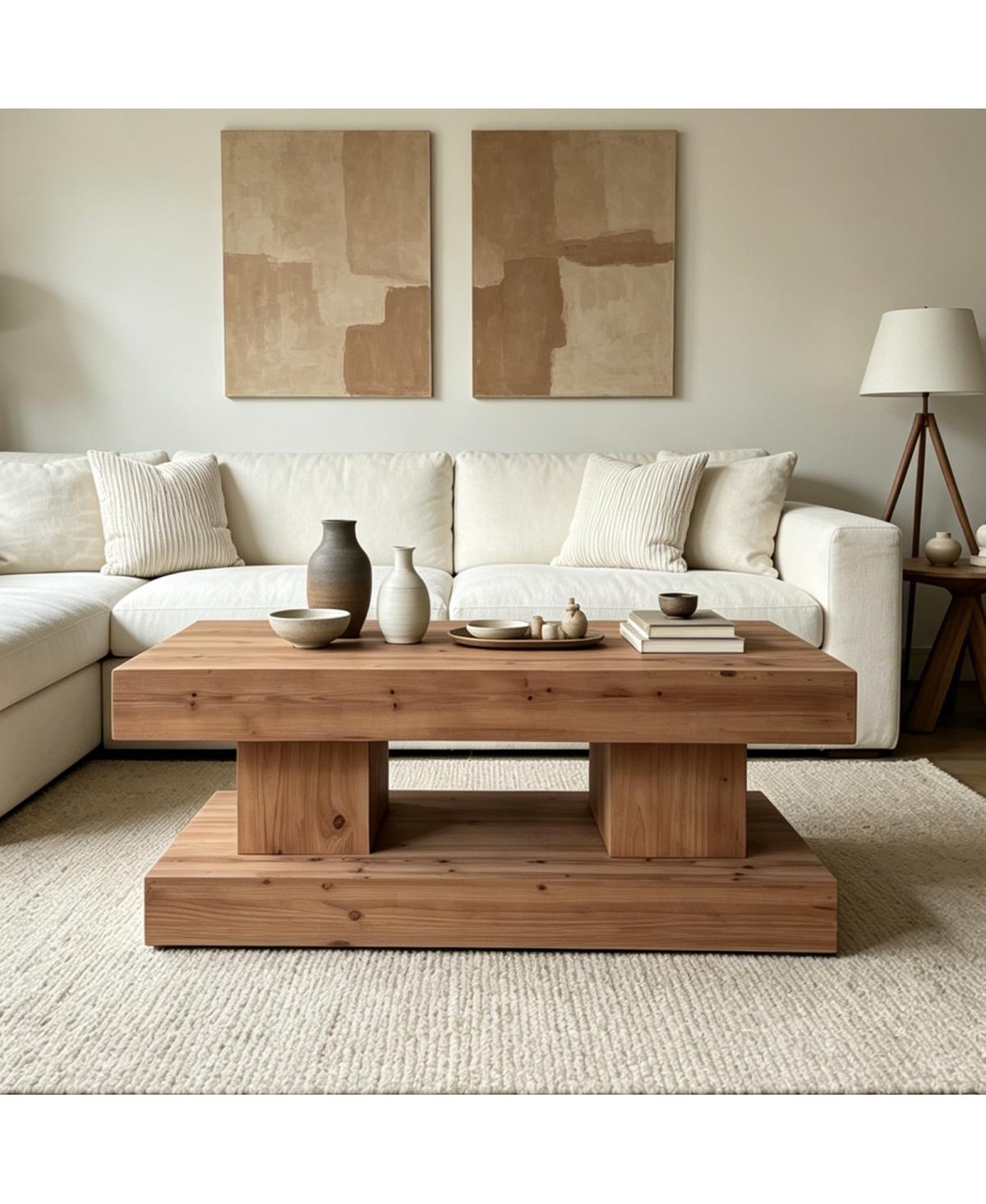 Click here for Streamdale Furniture 47.24 Solid Wood Coffee Table... prices