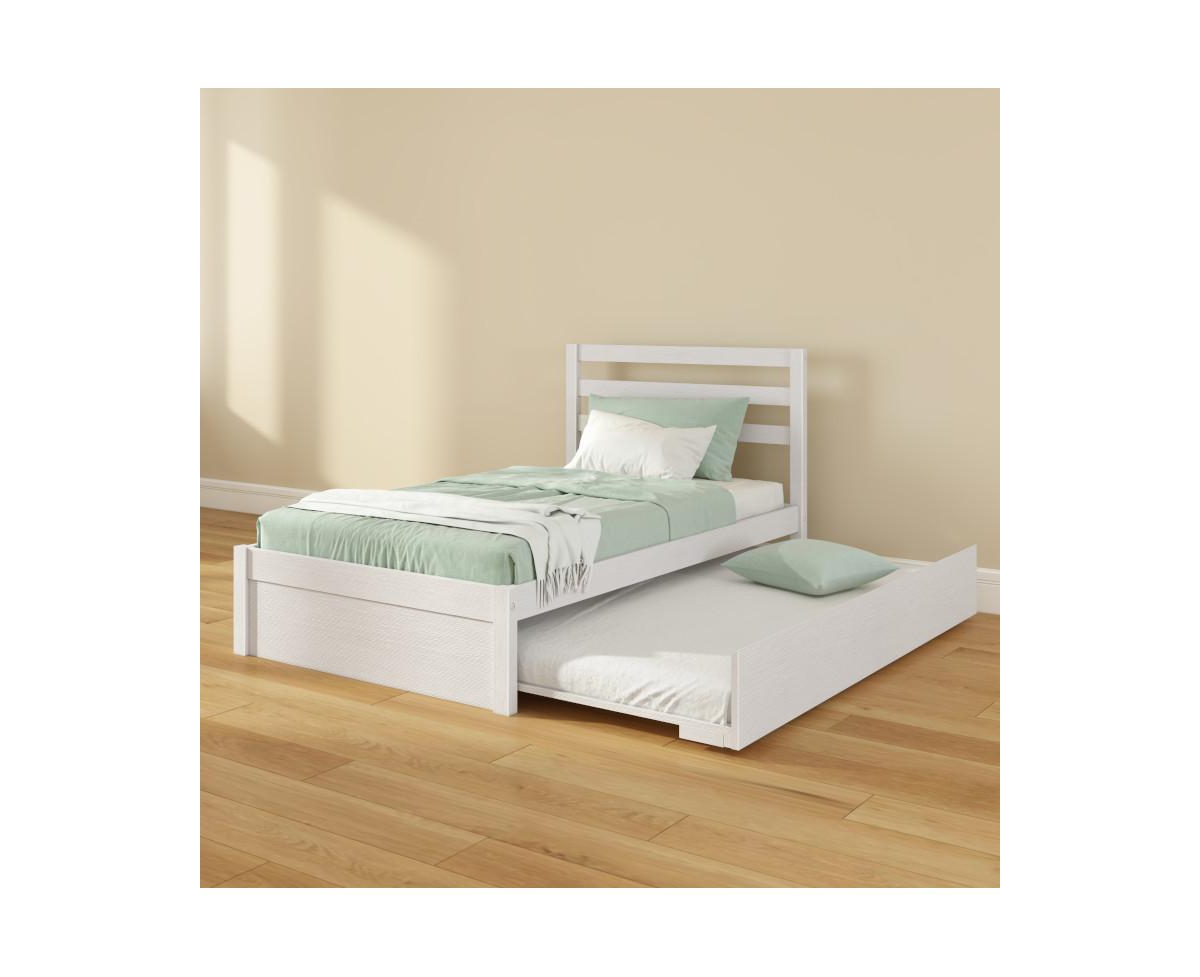 Click here for Grain & Grove Bear Twin Single Bed With Trundle -... prices