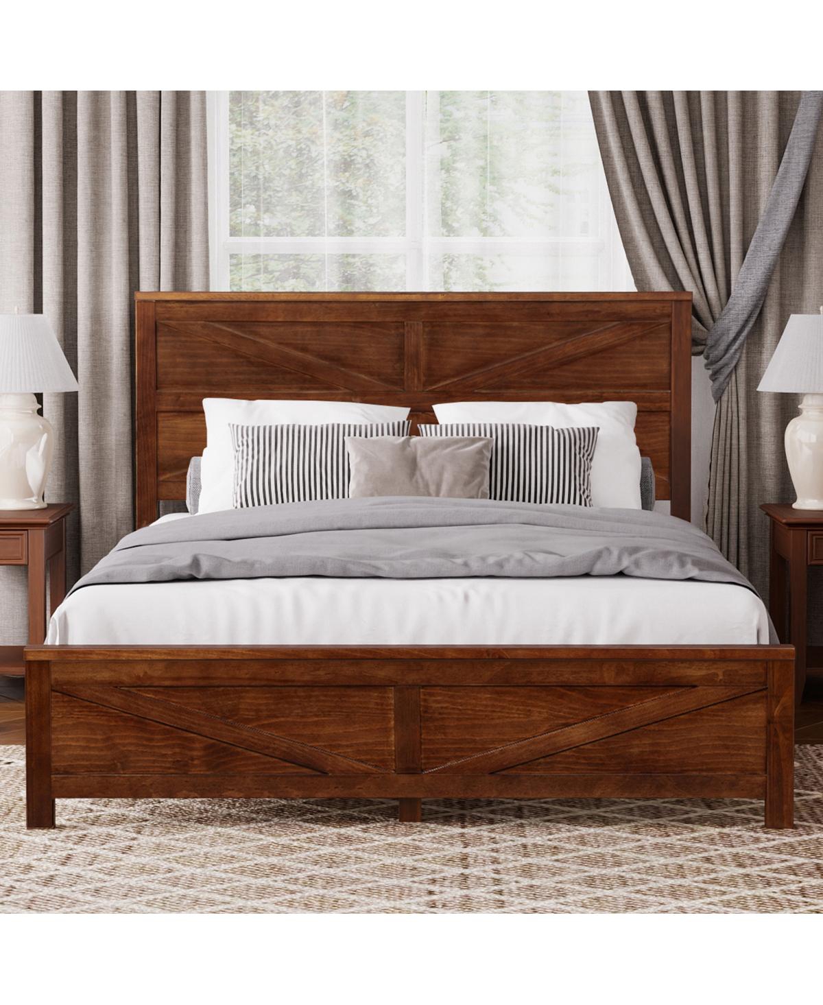 Click here for Streamdale Furniture Farmhouse Queen Bed with Barn... prices