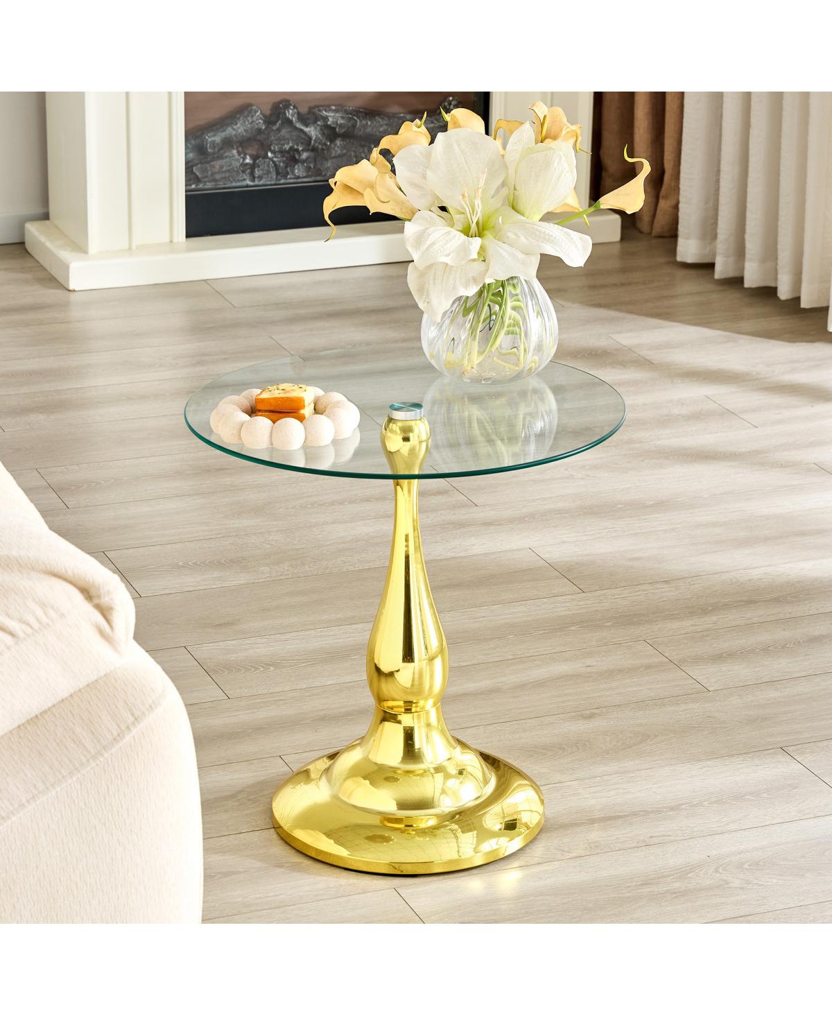 Click here for Streamdale Furniture Modern Round Metal Side Table... prices