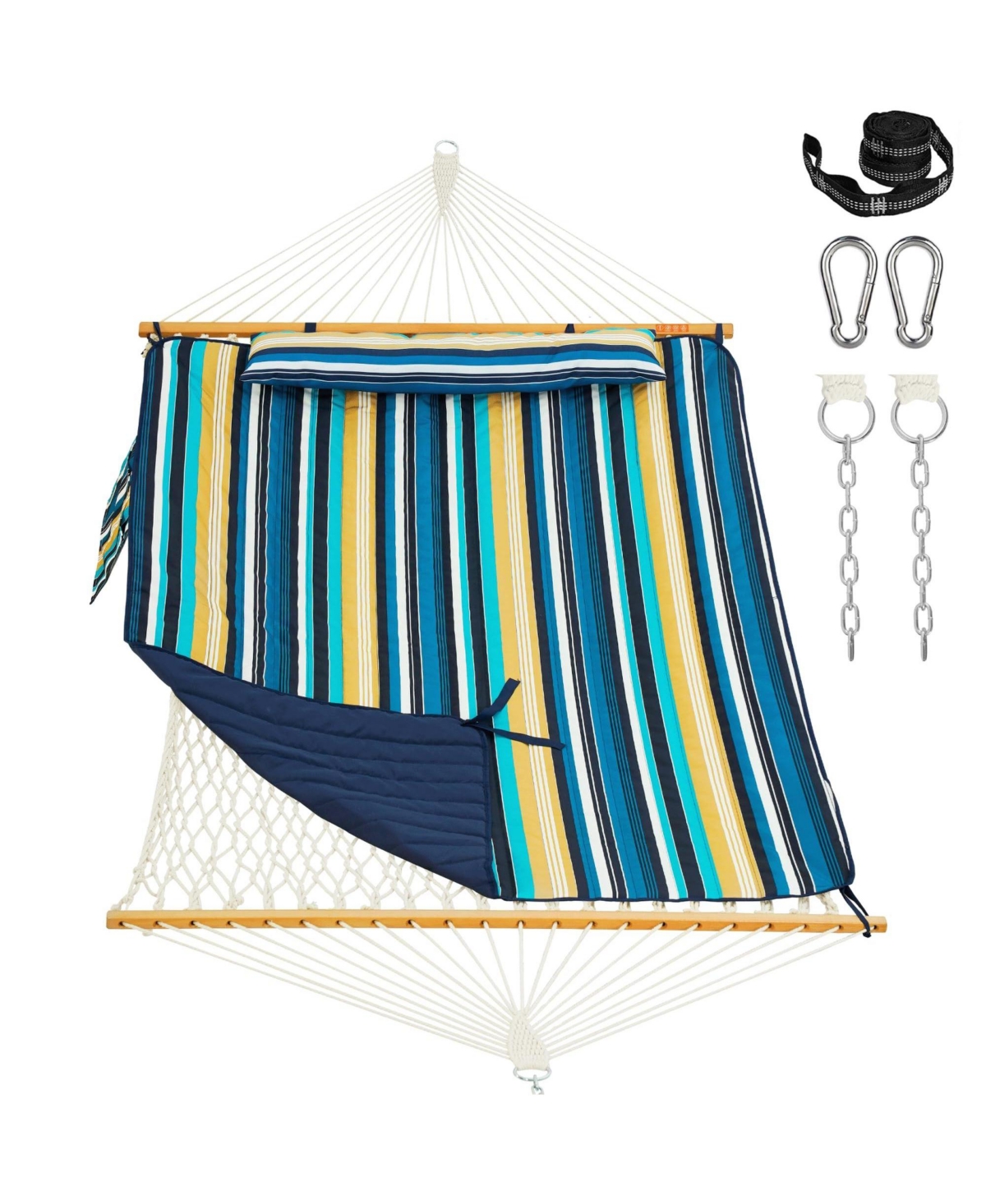 Click here for Piscifun Two Person Rope Hammock With Detachable P... prices