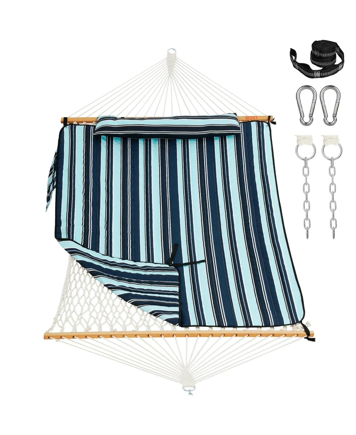 Click here for Piscifun Two Person Rope Hammock With Detachable P... prices