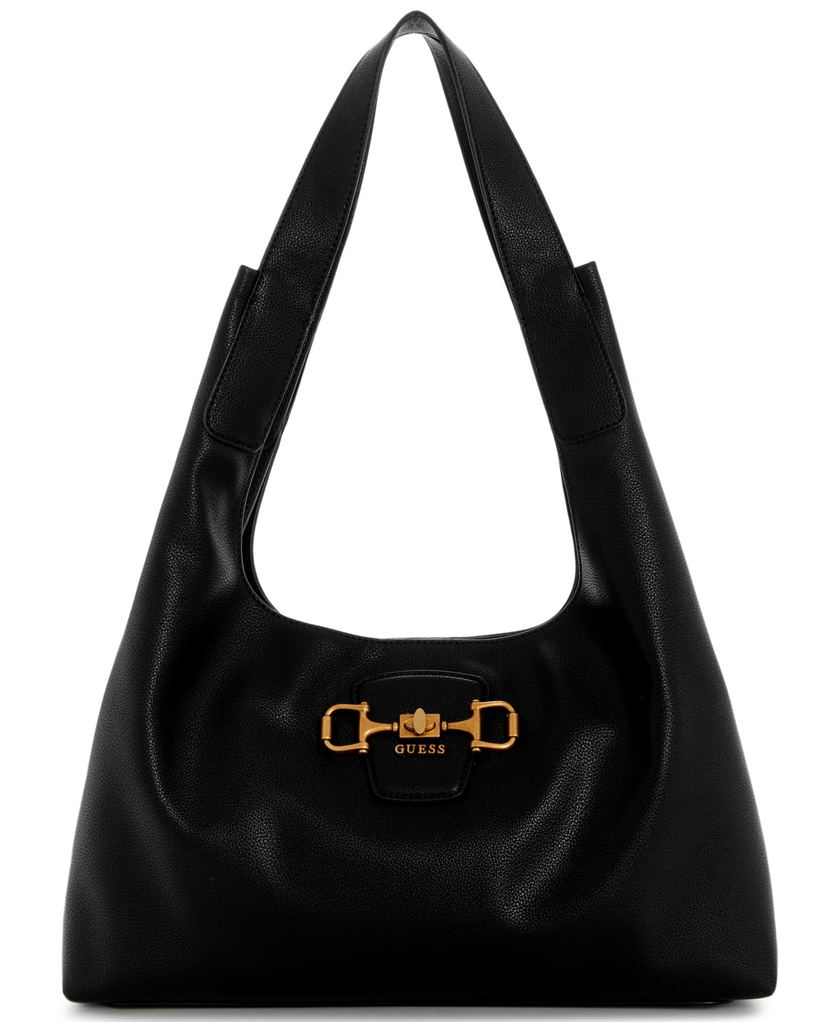 Click here for Guess Sunset Large Hobo Handbag - Black prices