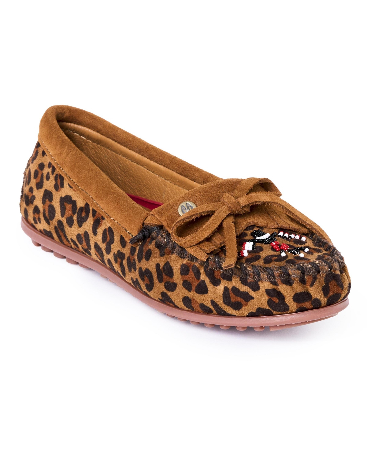 Click here for Minnetonka Womens Thunderbird Animikii Leopard Moc... prices