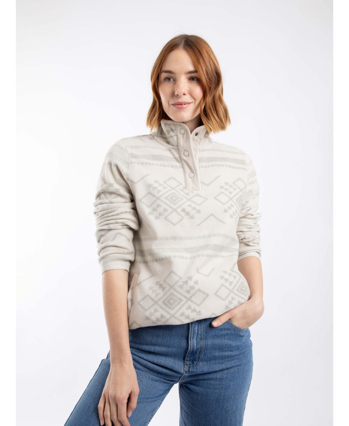 Click here for Weird Fish Womens Amy Microfleece Sweatshirt - Egg... prices