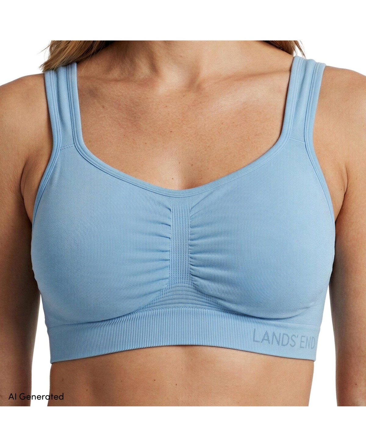 Click here for Lands End Womens Bralette Soft Fit Seamless - Soft... prices
